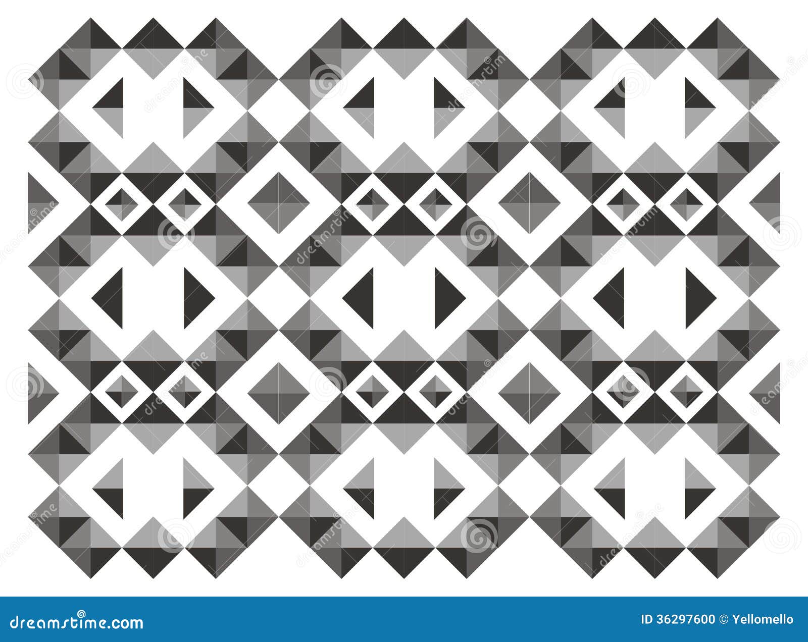 Triangle seamless pattern stock vector. Illustration of composition ...