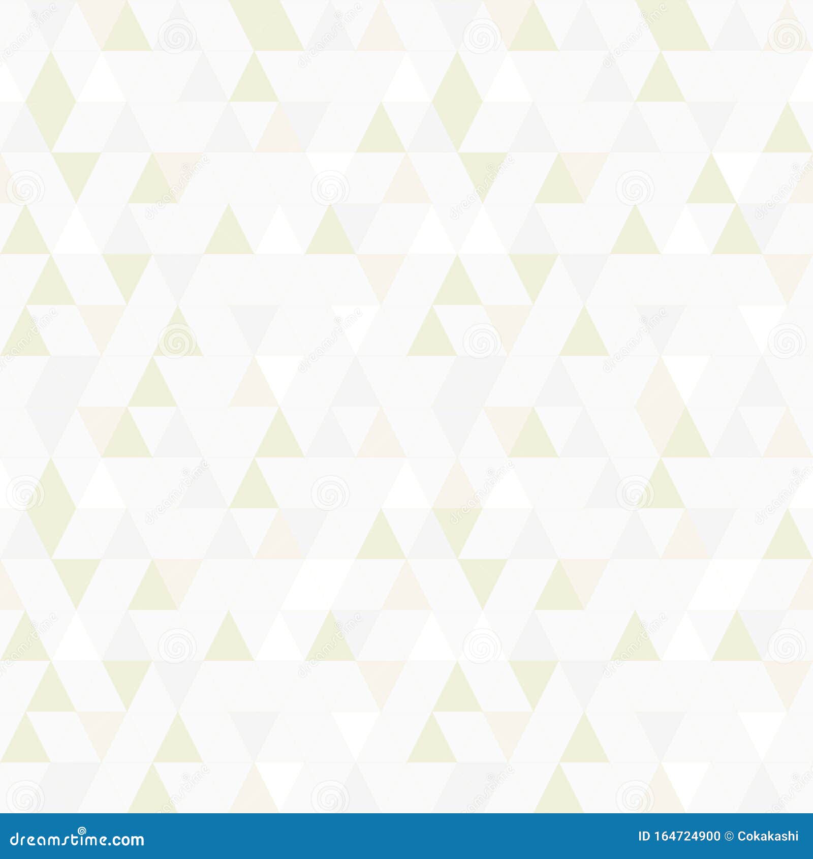 Triangle Seamless Pattern Vector, Random Gold Shade. Stock Vector ...