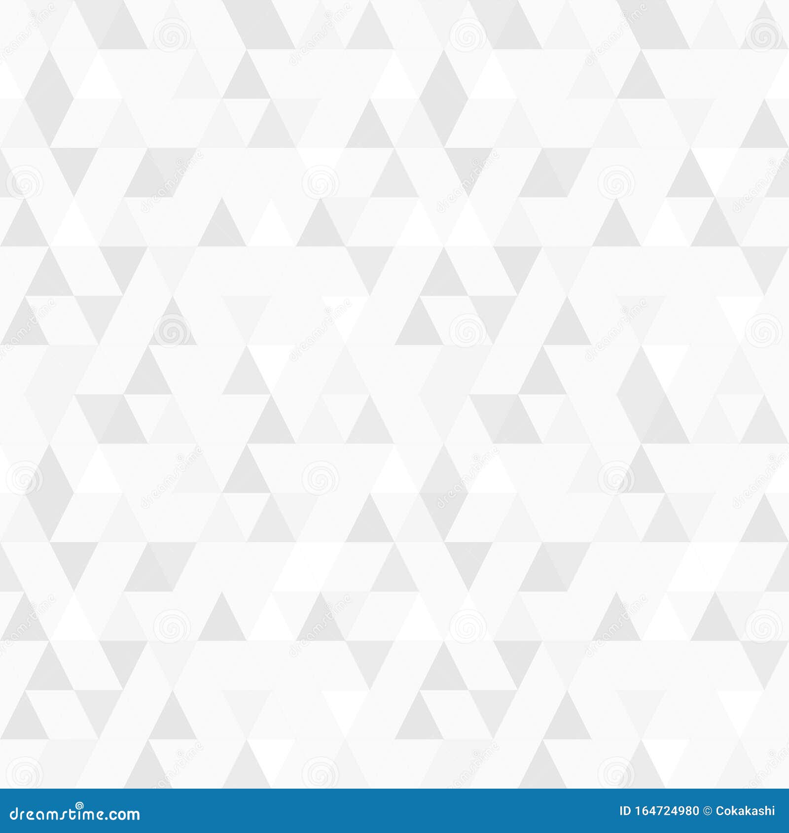 Triangle Seamless Pattern Vector, Random Gray Shade. Stock Vector ...