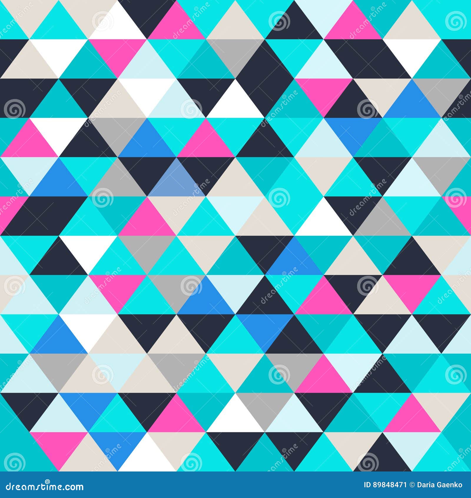 Triangle seamless texture stock vector. Illustration of cover - 89848471
