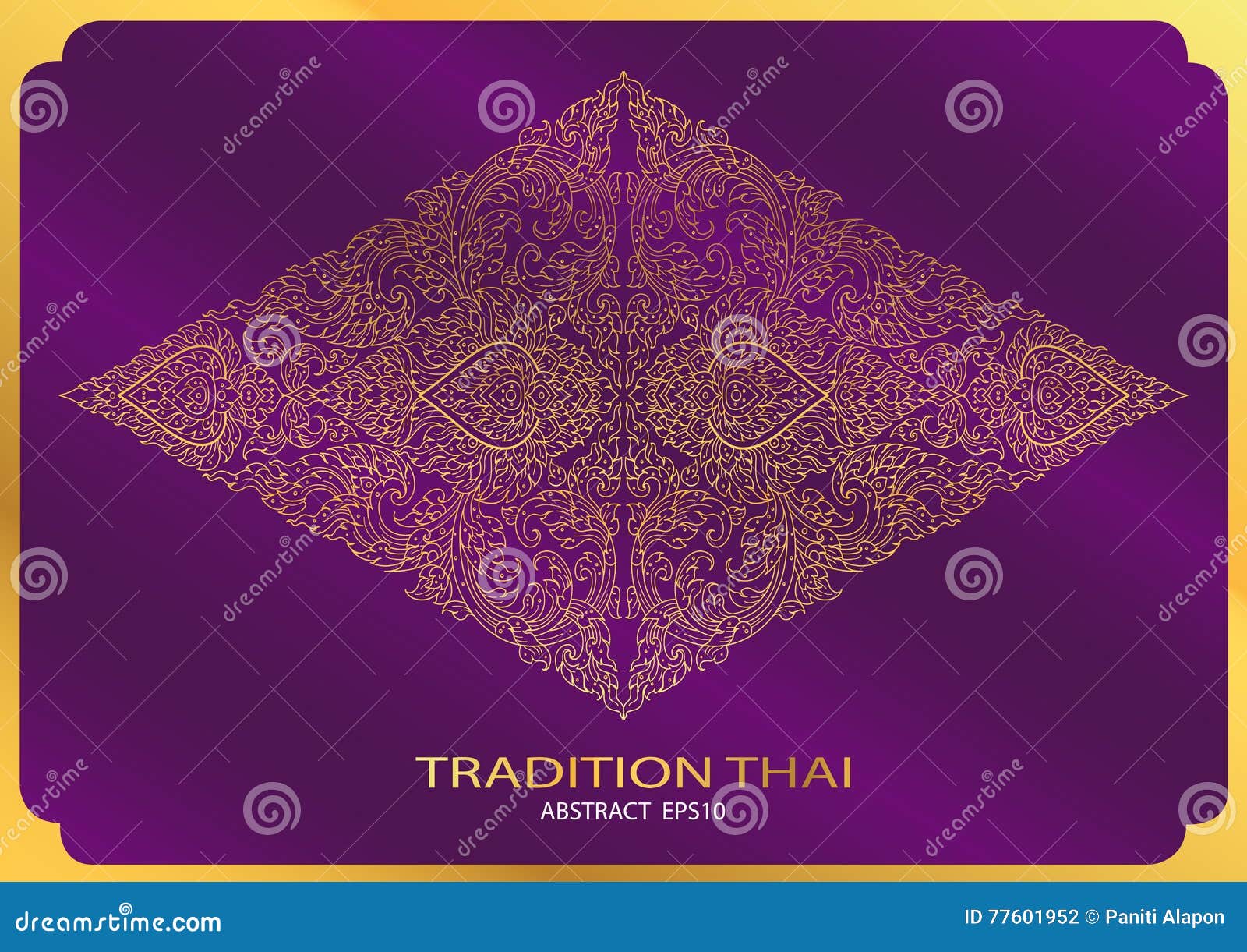 Triangle Shape Abstract Line Thai Tradition Pattern Background Stock ...