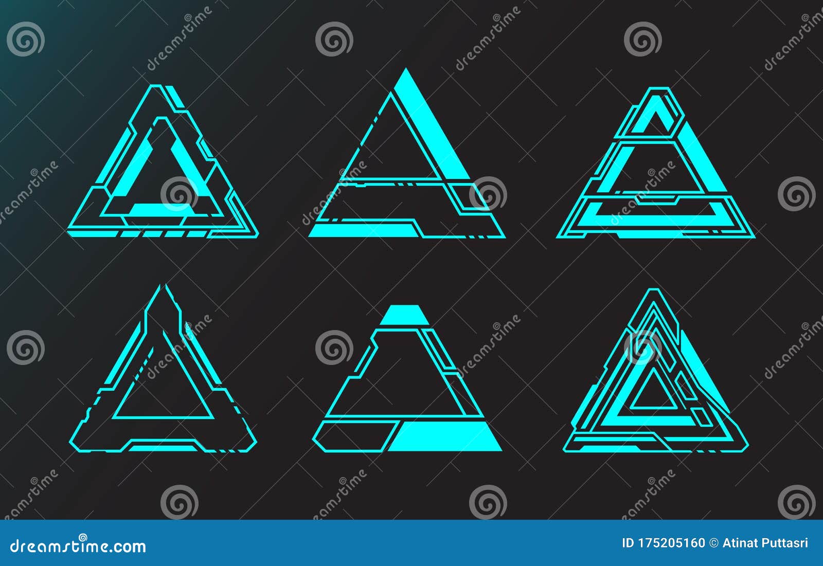 Triangle Shape Abstract Technology Future Interface Hud Stock Vector ... Triangle Shape Abstract Technology Future Interface Hud Stock Vector ...