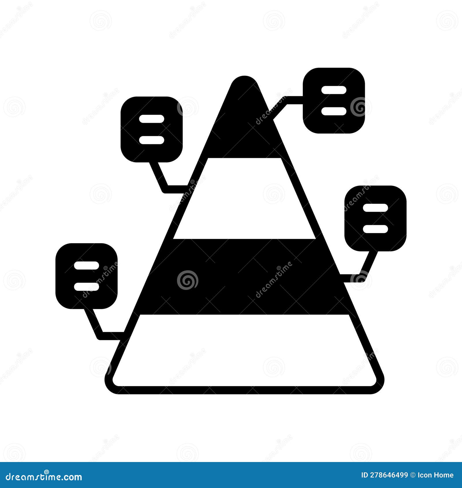 Triangle Shape Graph, Vector Design of Pyramid of Infographics, Pyramid ... Triangle Shape Graph, Vector Design of Pyramid of Infographics, Pyramid ...