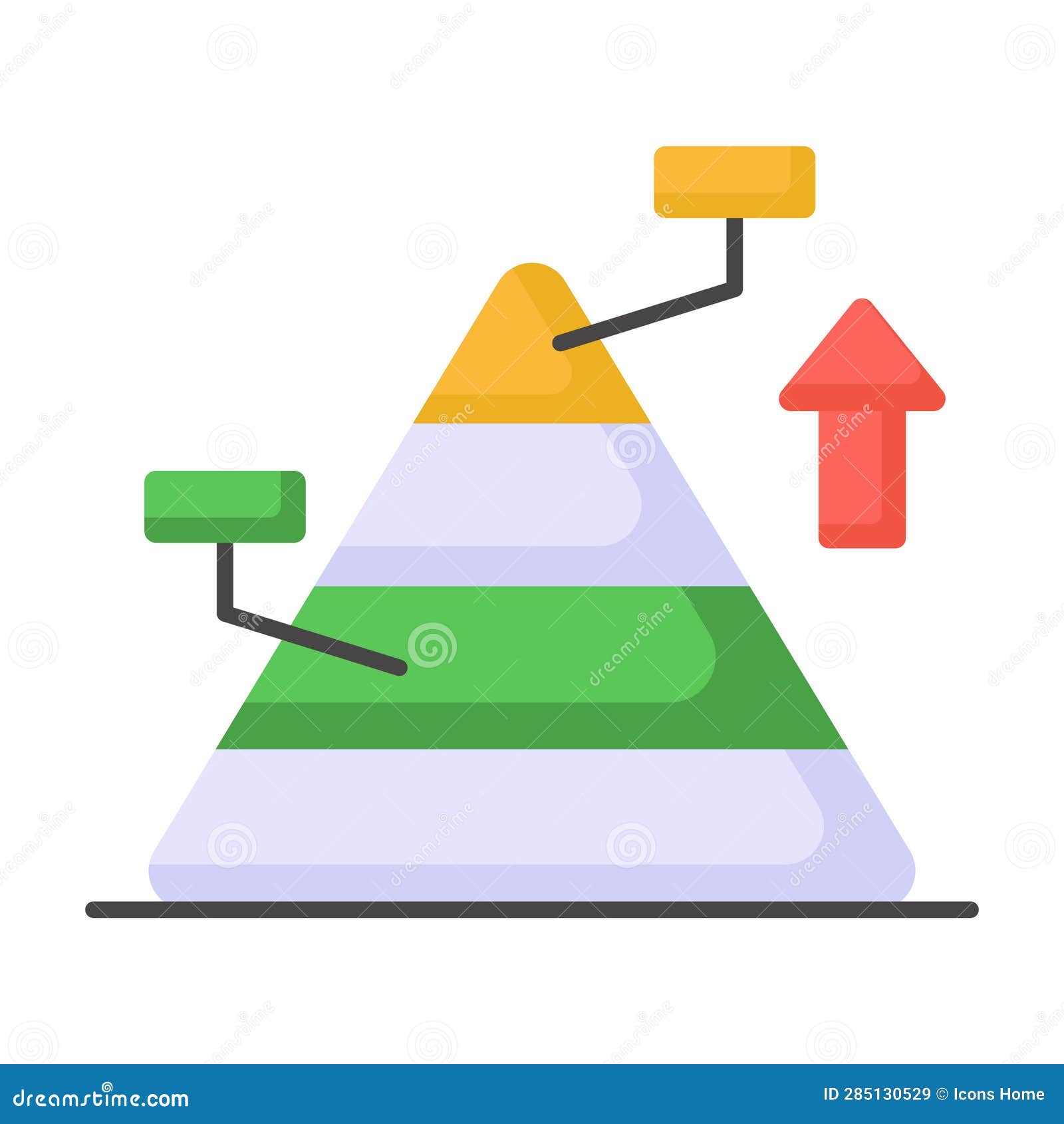 Triangle Shape Graph, Vector Design of Pyramid Infographics, Pyramid ... Triangle Shape Graph, Vector Design of Pyramid Infographics, Pyramid ...