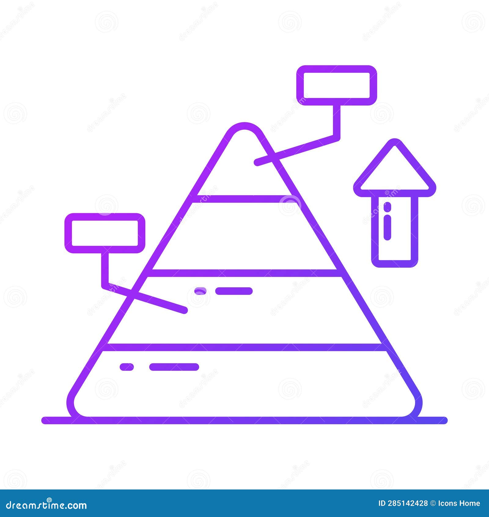 Triangle Shape Graph, Vector Design of Pyramid Infographics, Pyramid ... Triangle Shape Graph, Vector Design of Pyramid Infographics, Pyramid ...