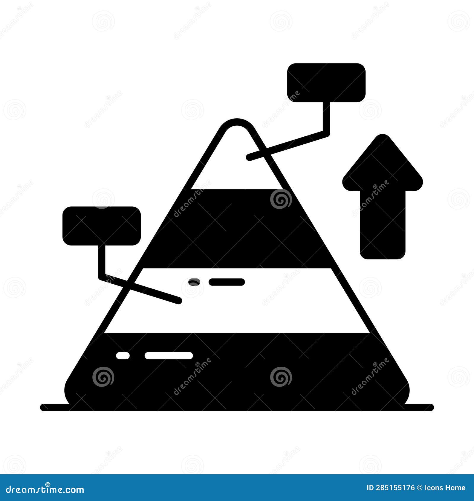 Triangle Shape Graph, Vector Design of Pyramid Infographics, Pyramid ... Triangle Shape Graph, Vector Design of Pyramid Infographics, Pyramid ...