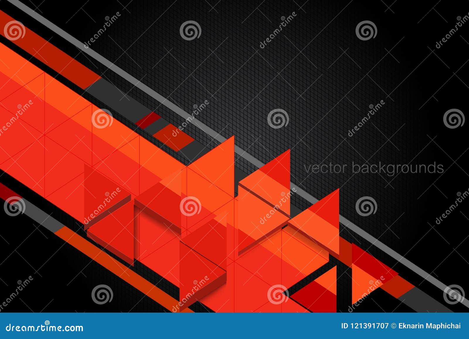 Triangle Shape Motion Graphics Scene Stock Vector - Illustration of ...