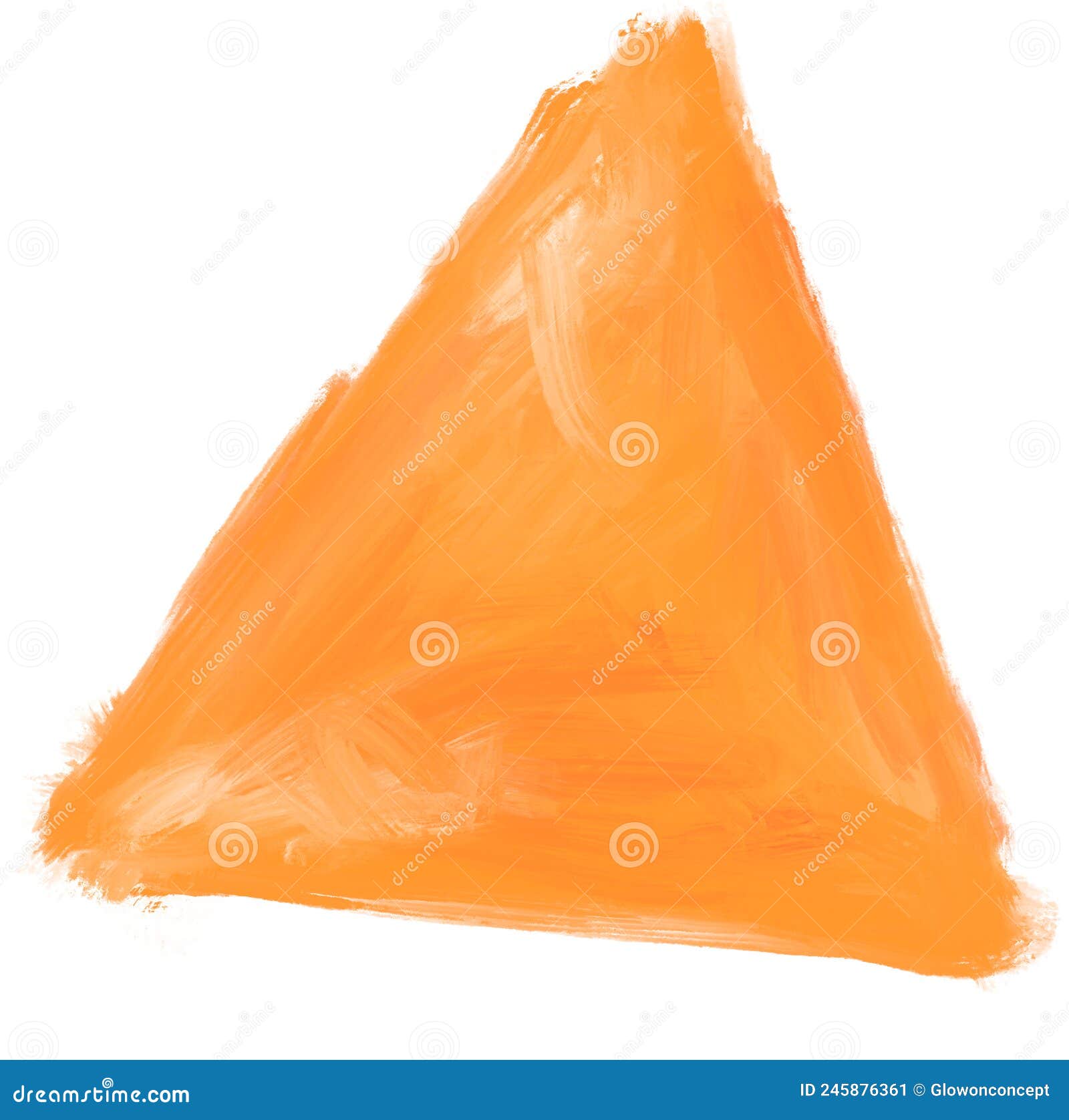 Triangle Shape Oil Painting Stroke Texture Artistic Art Stock Image ...