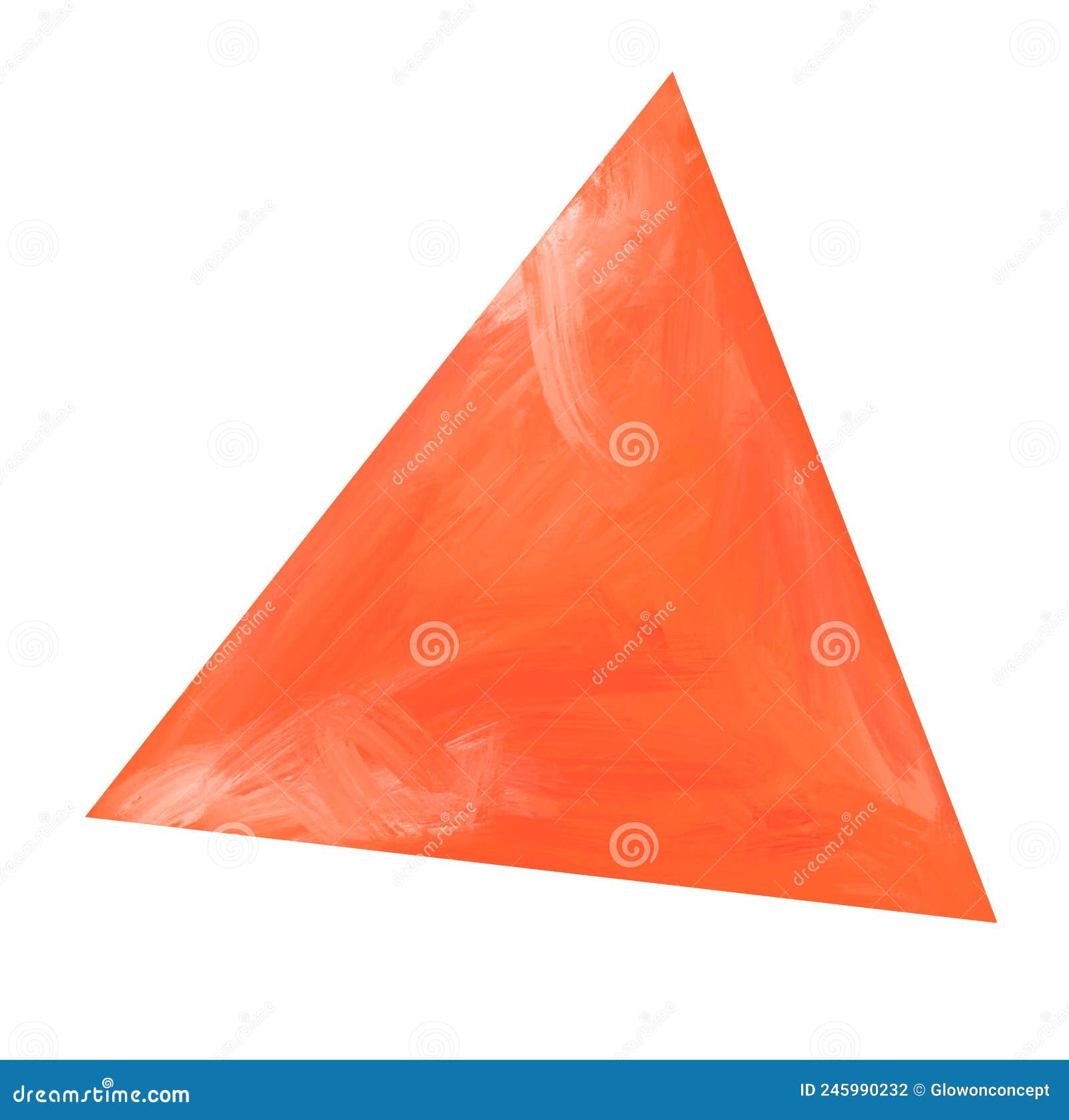 Triangle Shape Oil Painting Stroke Texture Artistic Art Stock ...