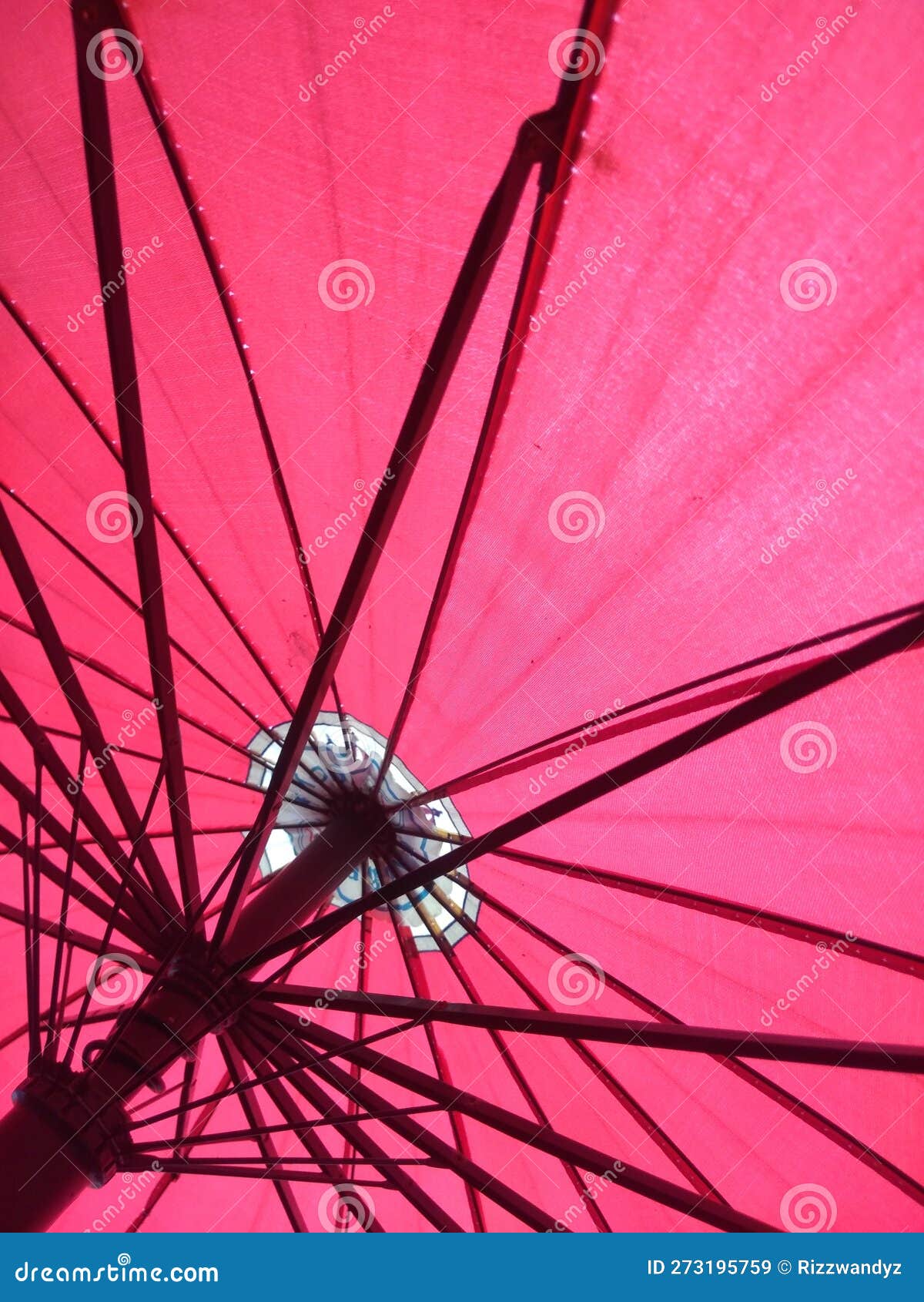 Triangle Shape on Pink Umbrella Stock Image - Image of line, light ...