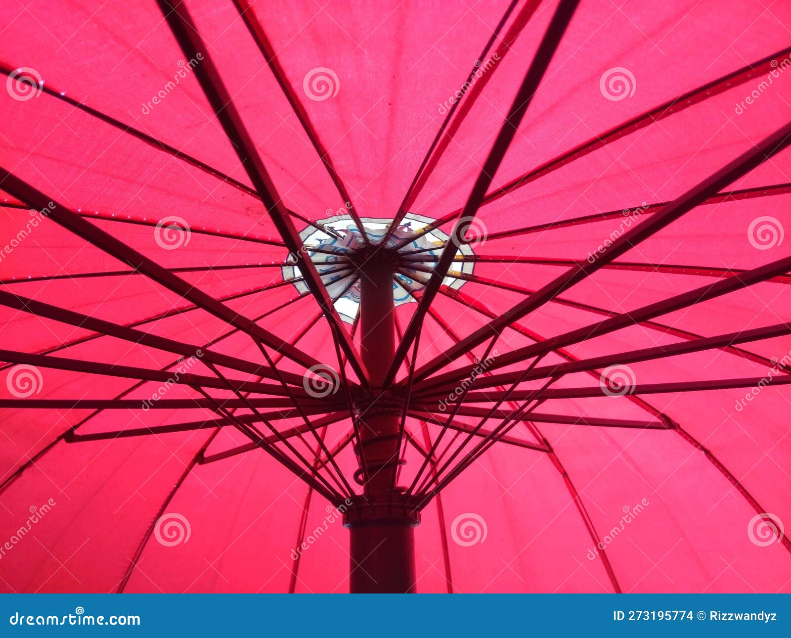 Triangle Shape on Pink Umbrella Stock Photo - Image of lighting, line ...