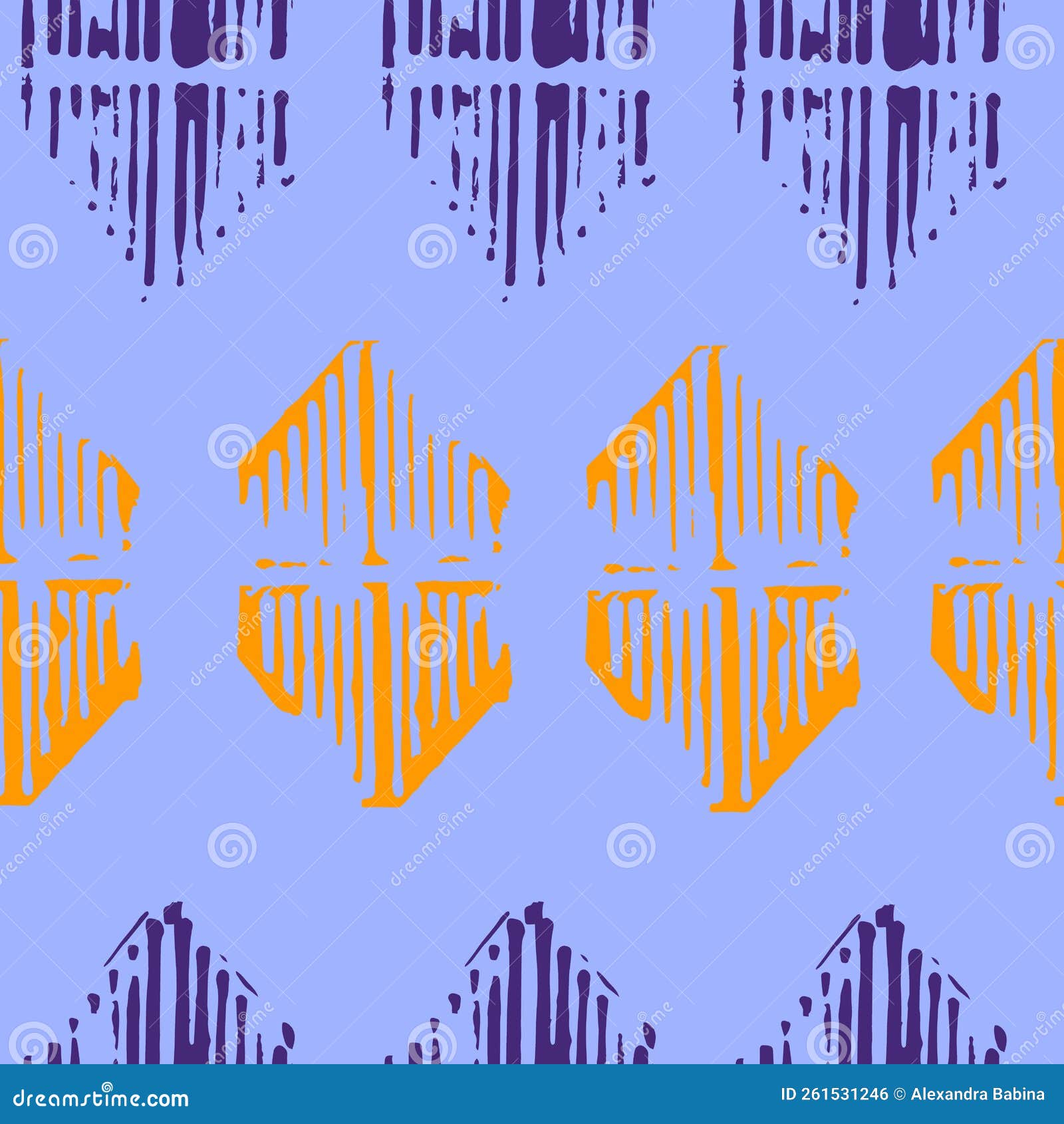 Triangle Shape Seamless Abstract Repeat Pattern. Stock Vector ...