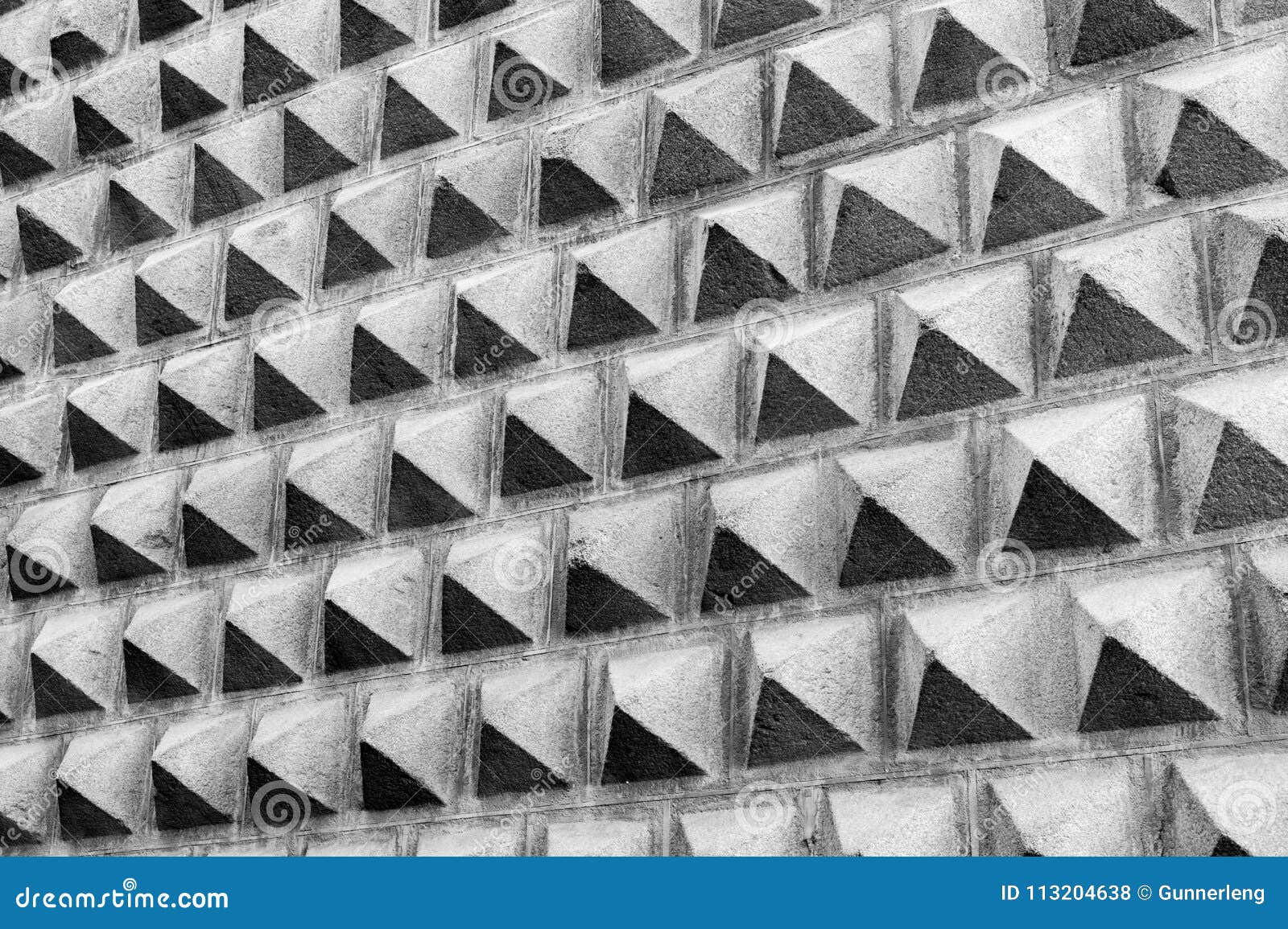 Triangle Shape Wall Background or Texture. Stock Photo - Image of ...