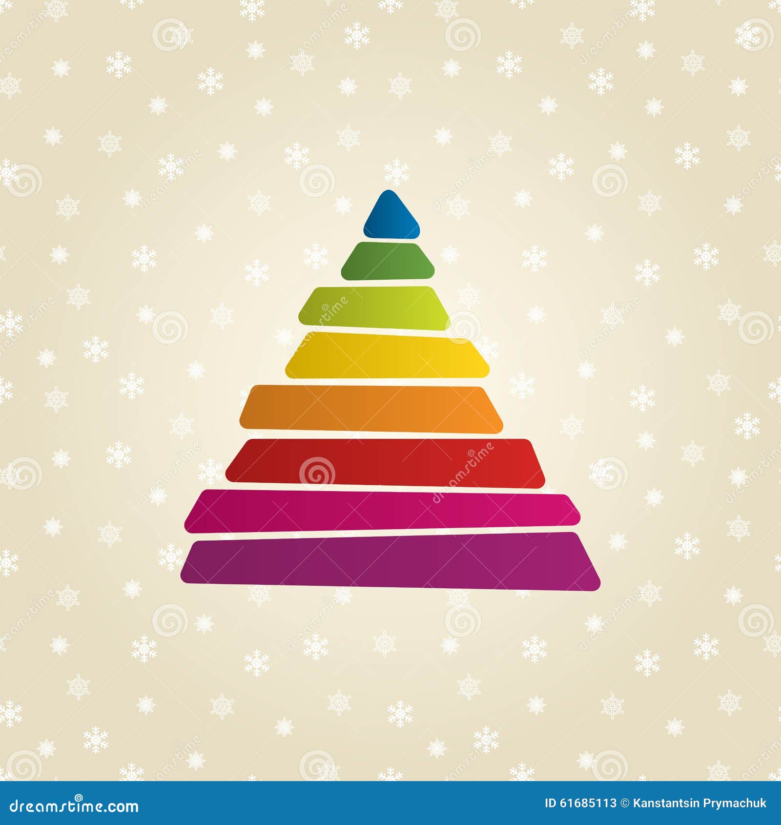Triangle Shaped Banner. Vector Illustration Stock Vector - Illustration ...
