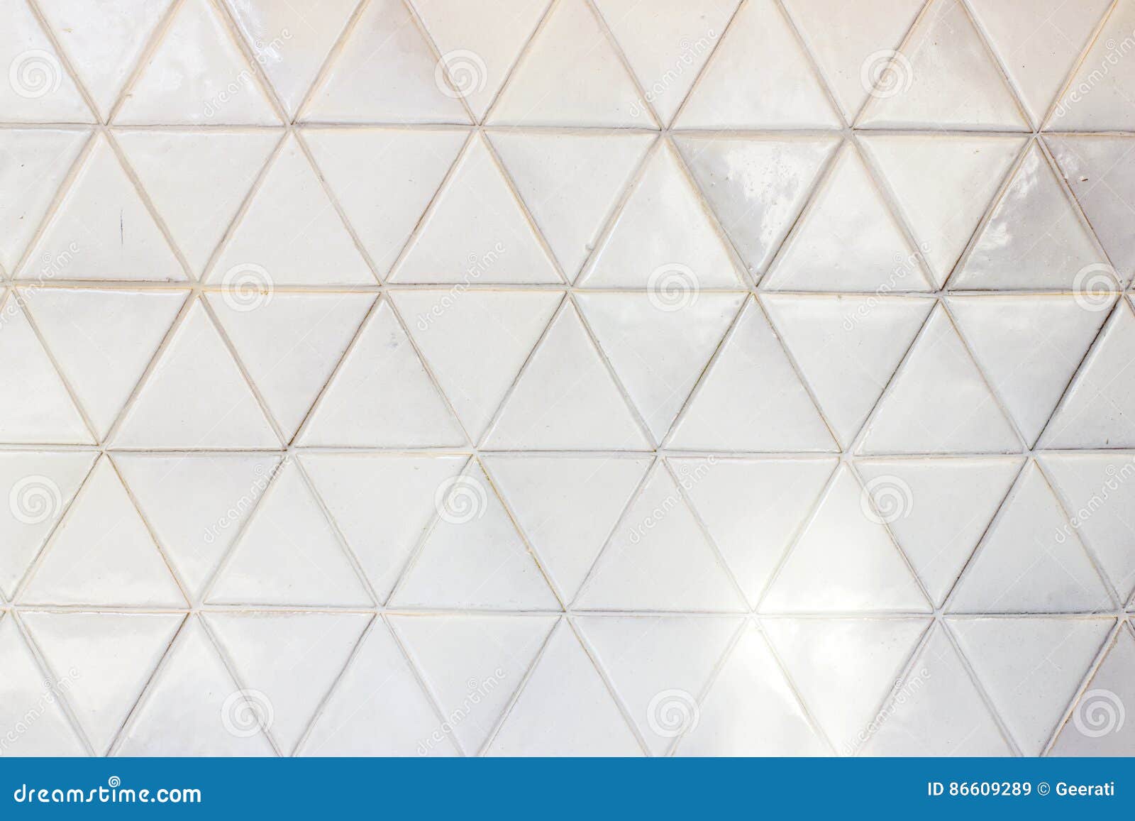 Triangle Shaped Ceramic Tiles Wall Background Stock Image - Image of ...