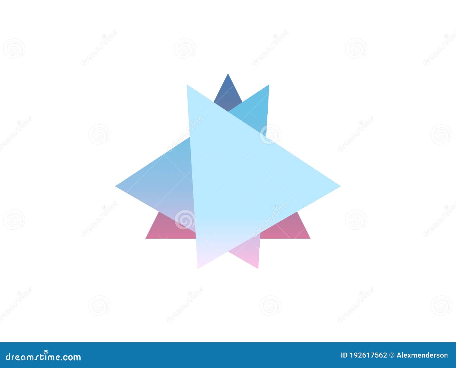 Triangle Shaped Figure Isolated on White Stock Photo - Illustration of ...