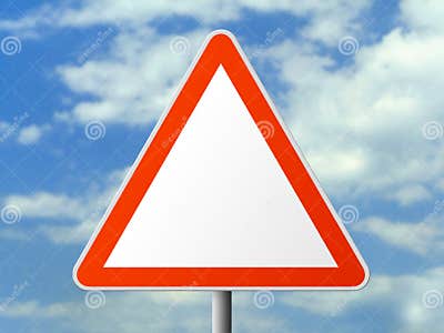 Triangle sign (clear) stock image. Image of icon, instructive - 1517513