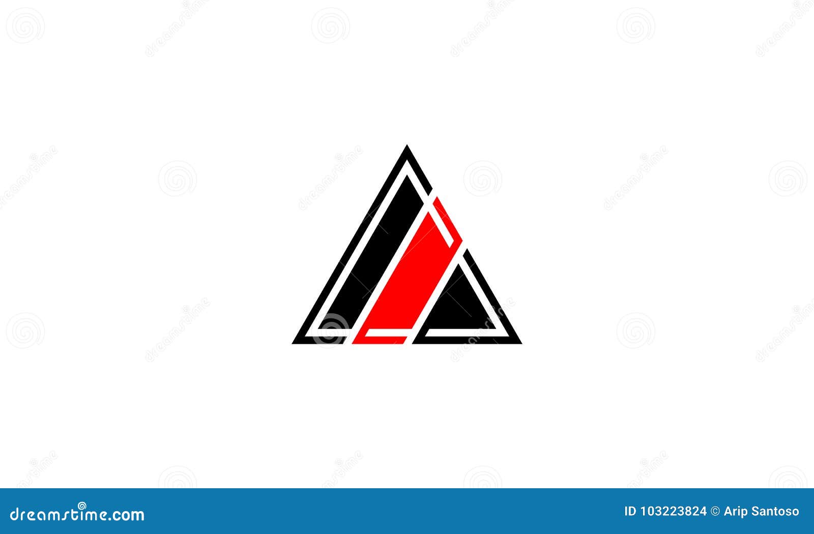 Triangle Solution stock vector. Illustration of interface - 103223824