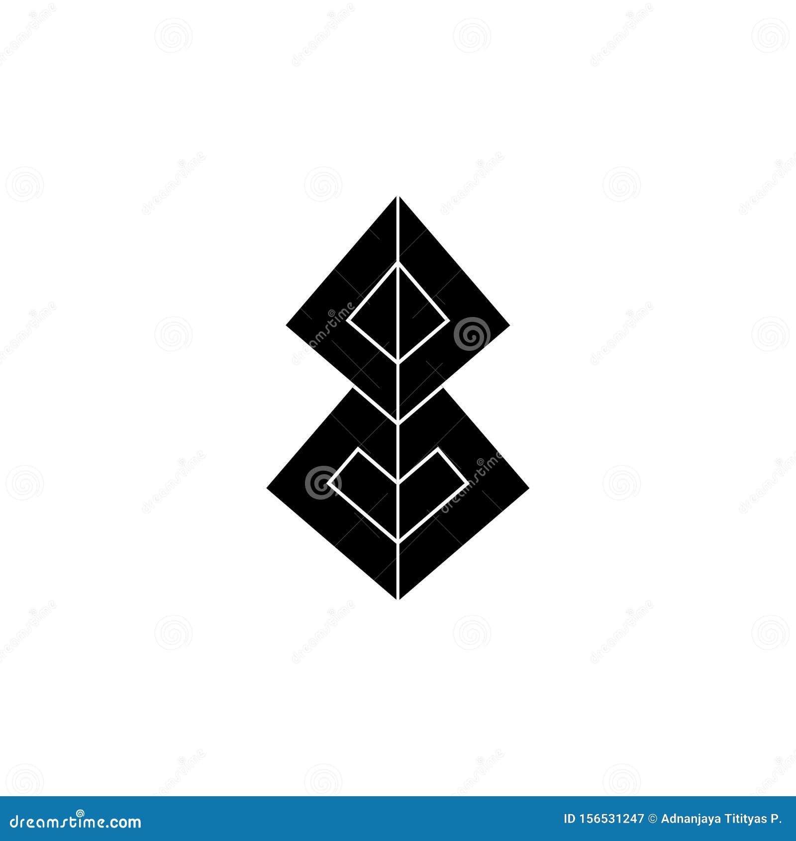 Triangle Square 3d Geometric Logo Vector Stock Vector - Illustration of ...