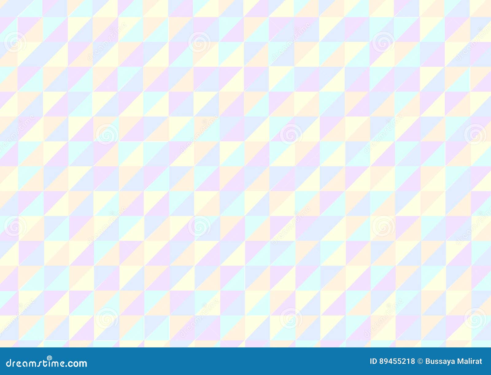 Triangle and Square Pattern in Pastel Colors Stock Vector ...