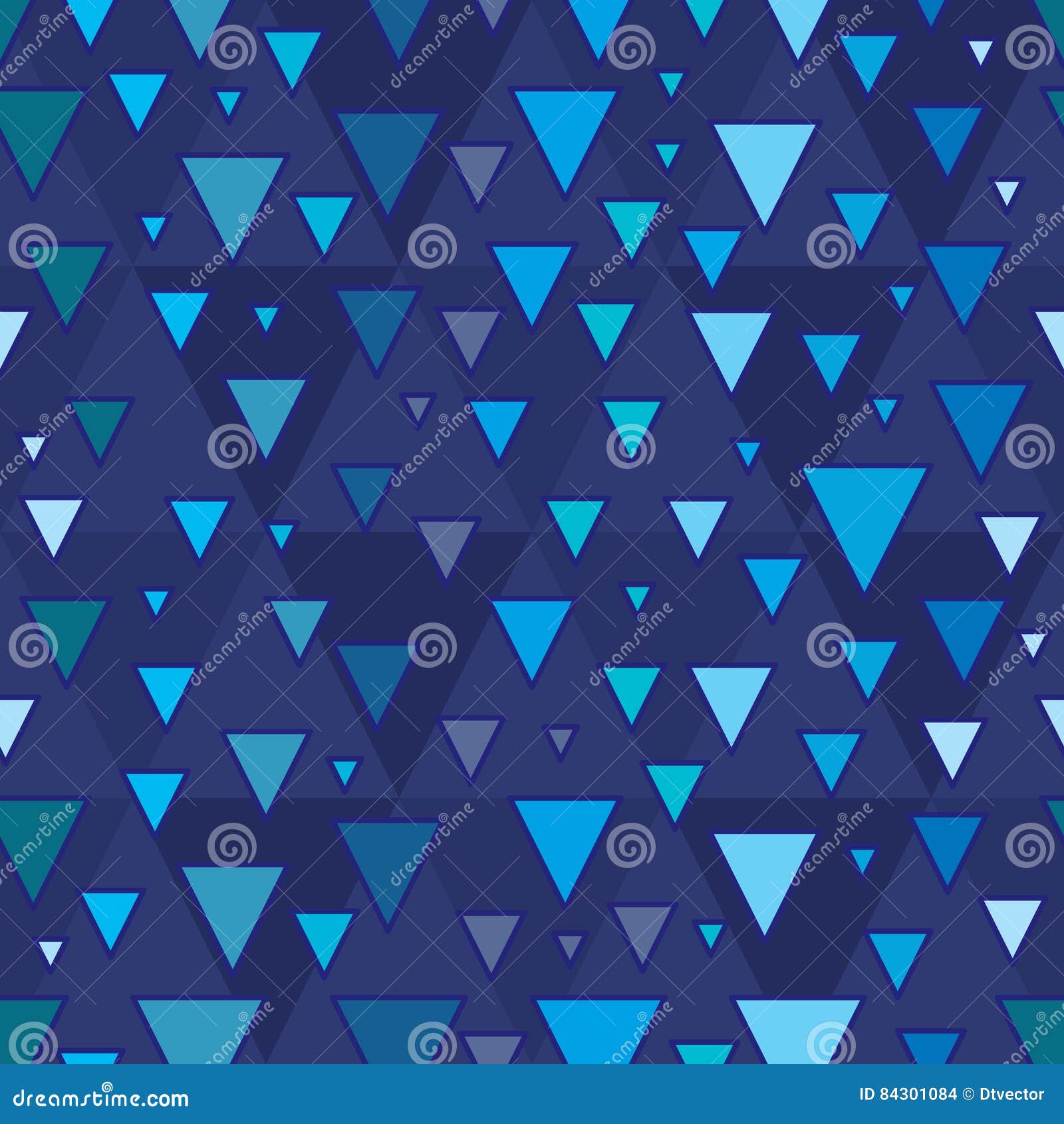 Triangle Step Seamless Pattern Stock Vector - Illustration of colors ...