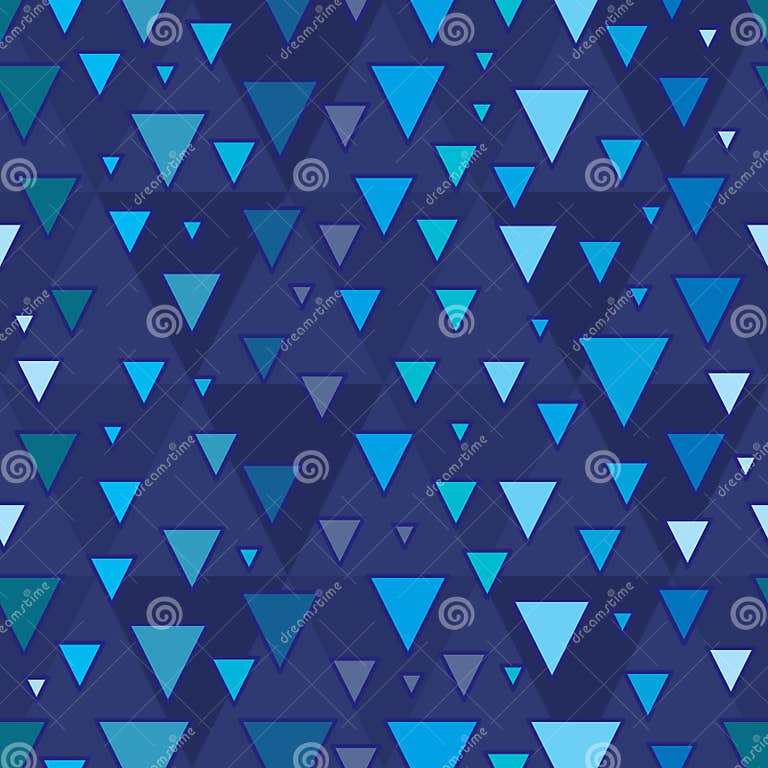 Triangle Step Seamless Pattern Stock Vector - Illustration of colors ...