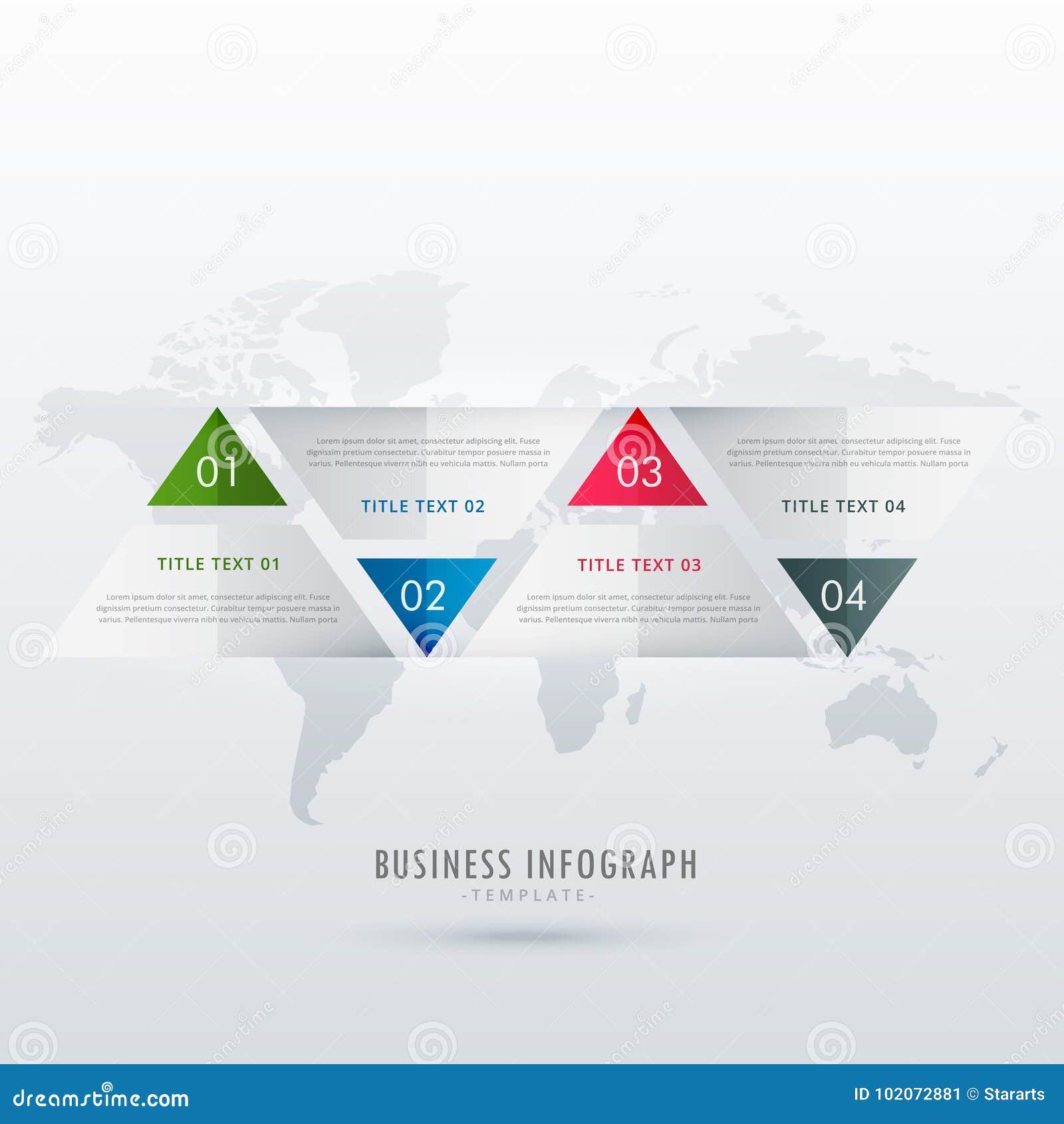 Triangle Style Infographic Timeline Design Template Stock Vector ...