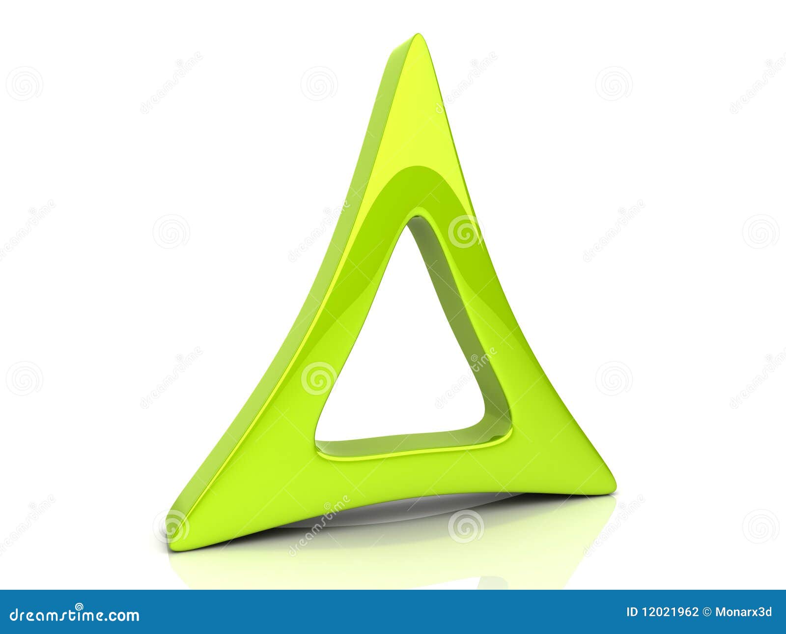 Triangle symbol stock illustration. Illustration of unity - 12021962