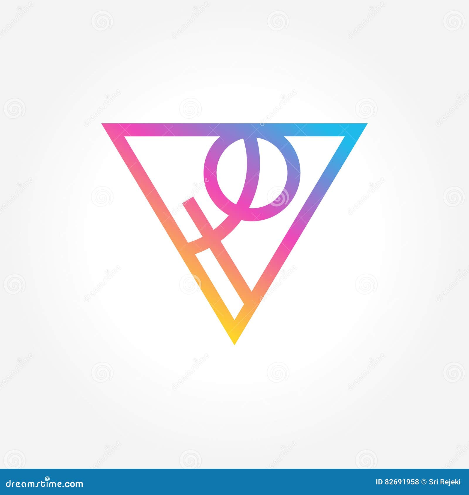 Triangle Om Symbol. Om Is A Hinduism Holy Symbol Vector Illustration ...