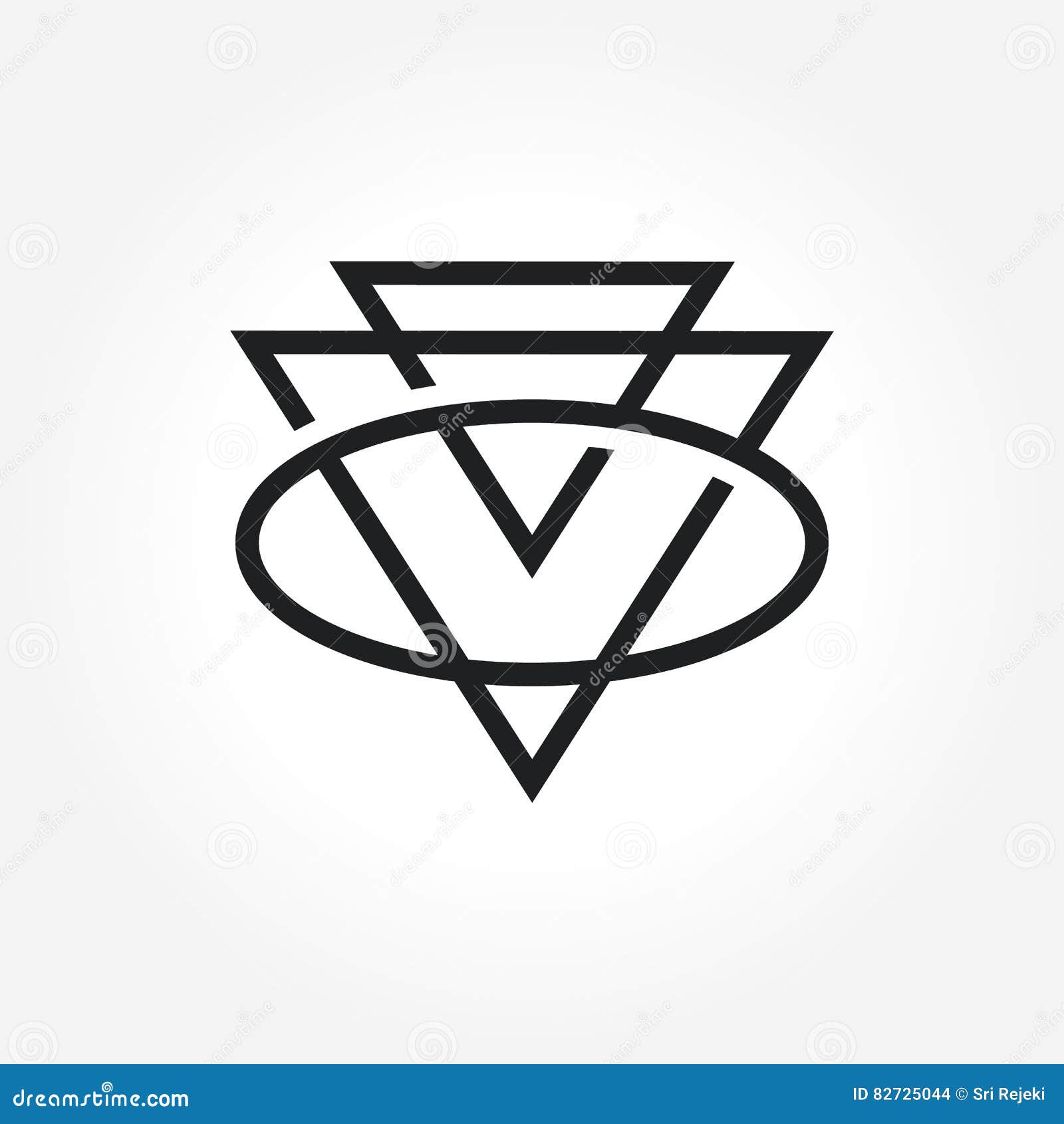 Triangle Symbol Design stock vector. Illustration of creative - 82725044