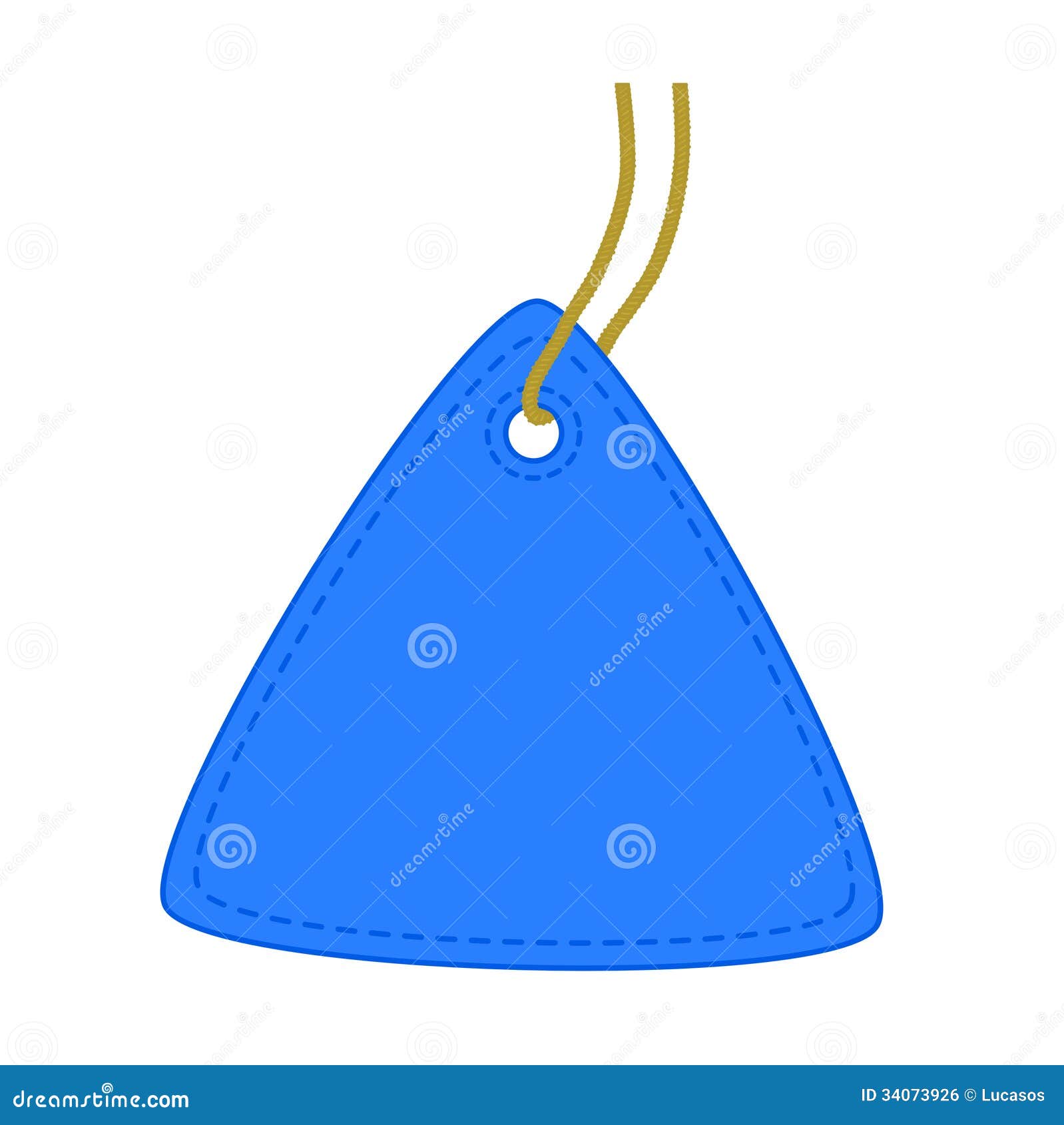 Triangle tag. stock vector. Illustration of cheap, attractive - 34073926