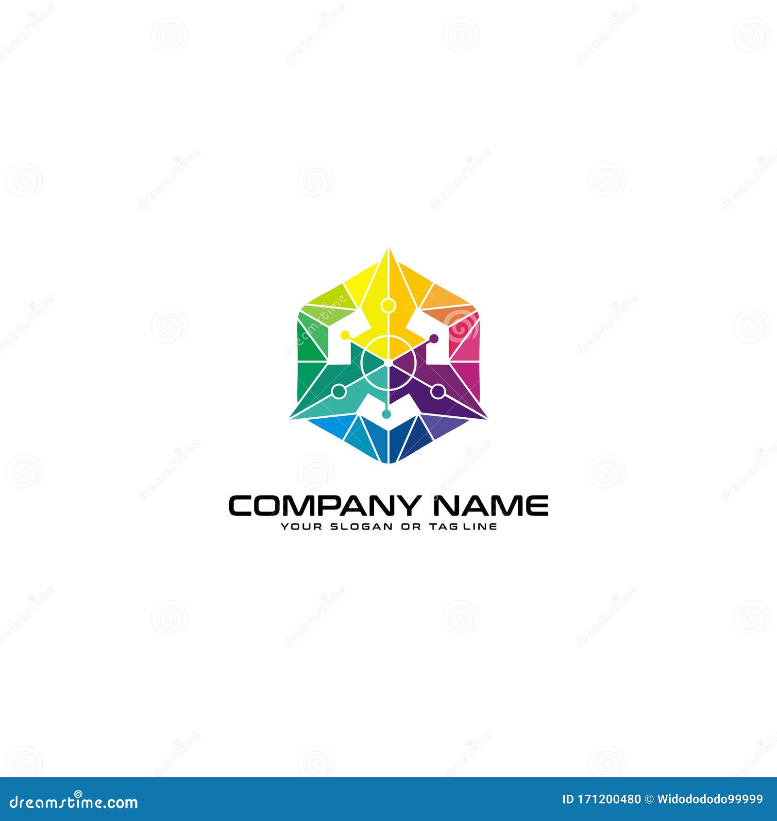 Logo Cubes Cartoon Vector | CartoonDealer.com #5839455