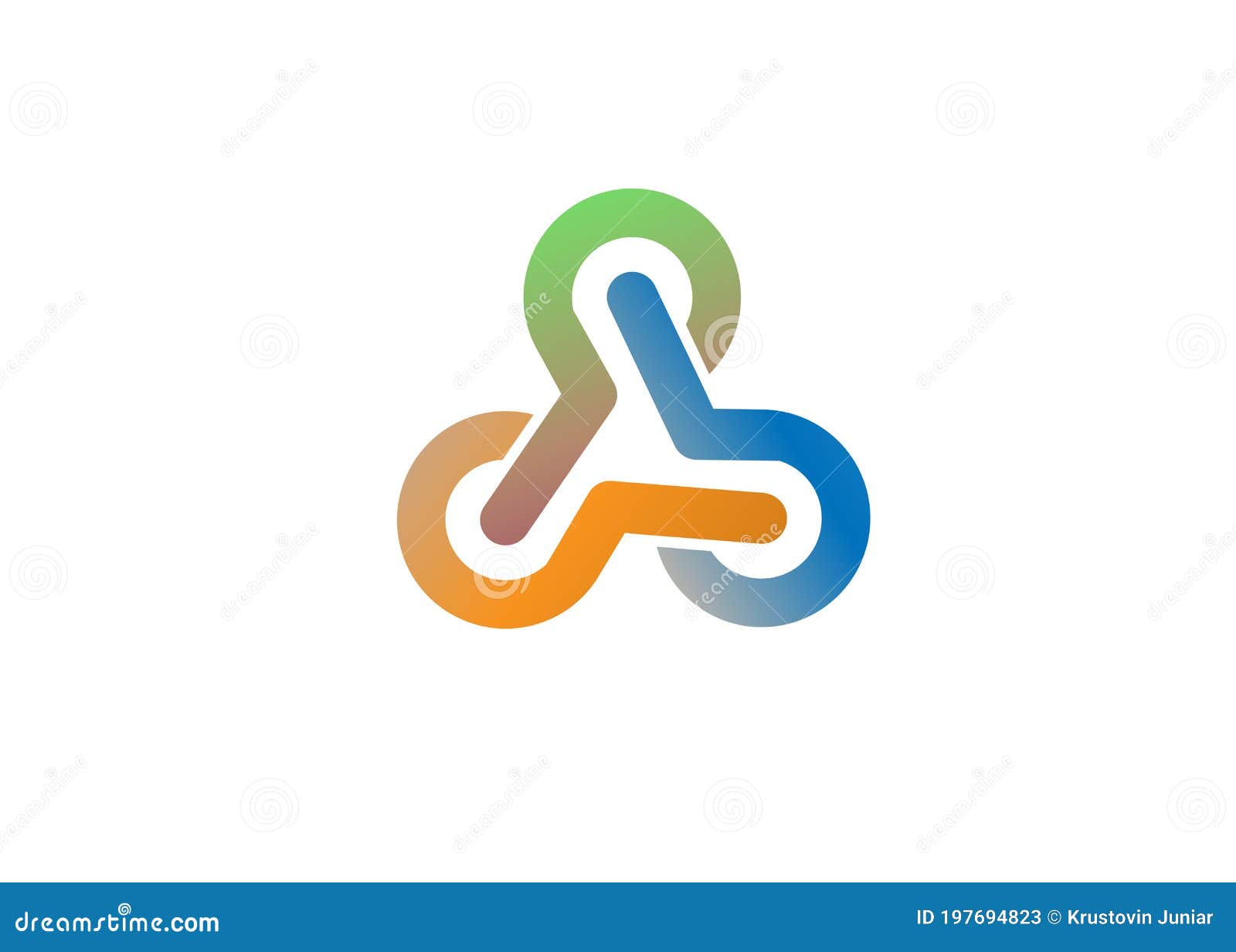 Triangle Tech Logo stock vector. Illustration of modern - 197694823