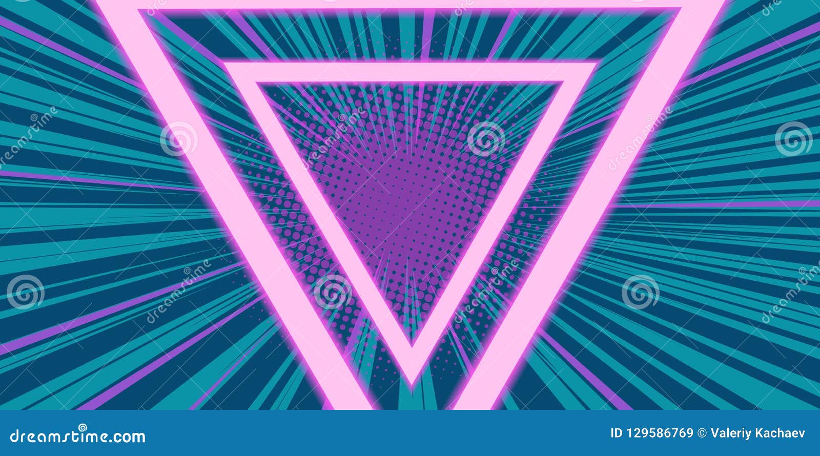 Triangle techno background stock vector. Illustration of layout - 129586769