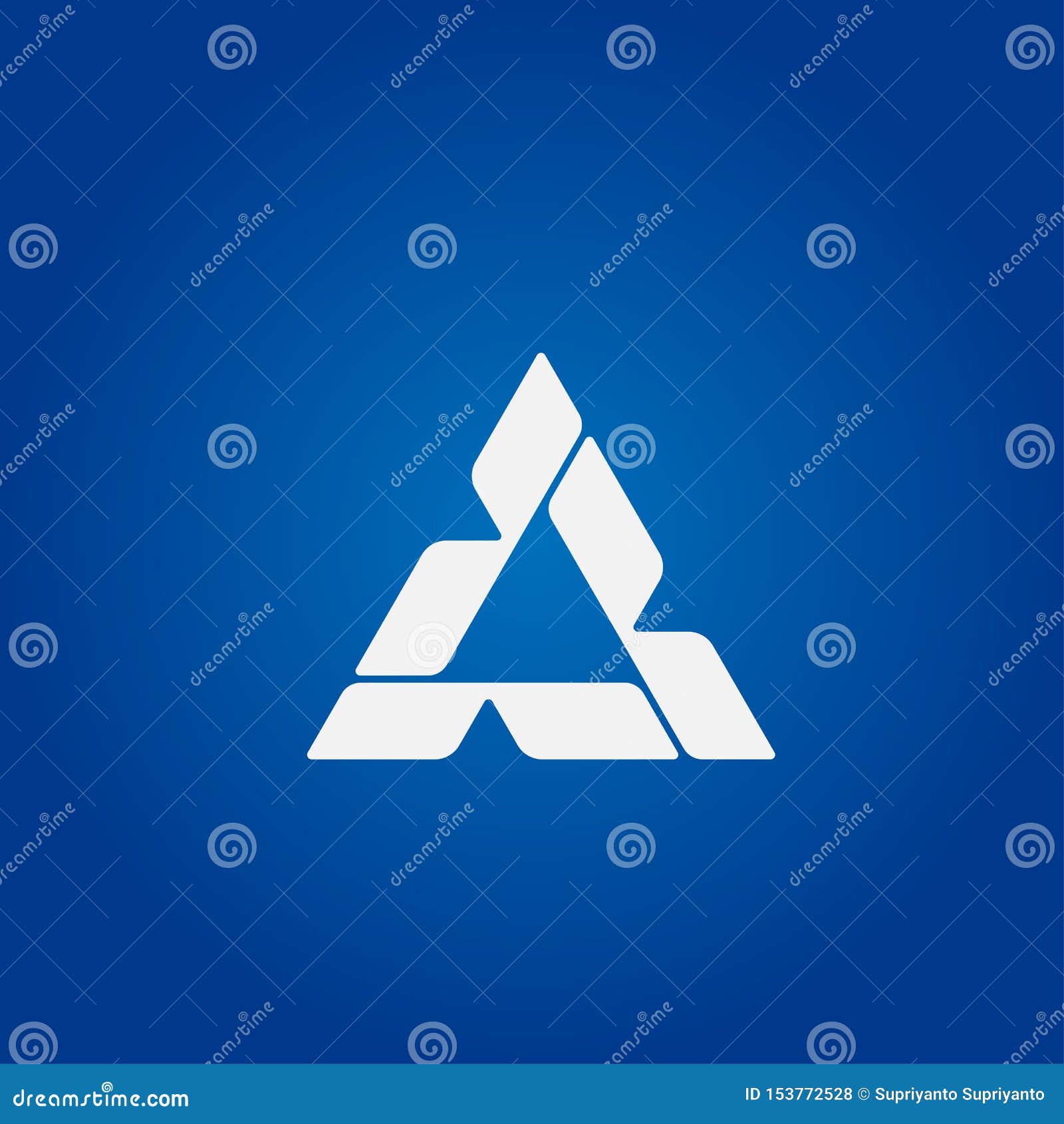 Triangle Technology Logo Design Stock Vector - Illustration of blue ...
