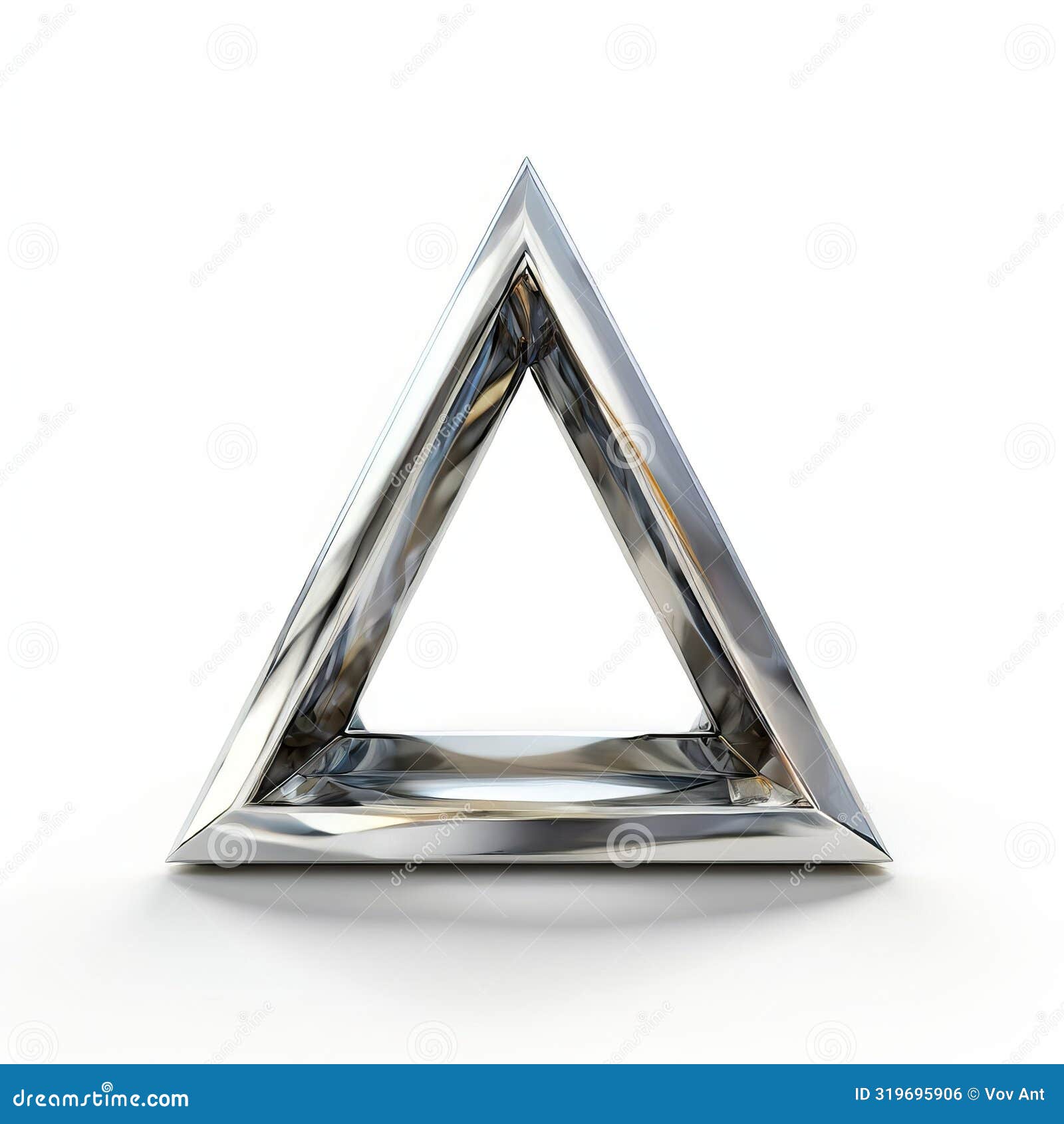 Triangle a Three Sided Shape with Straight Lines and Three Angl Stock ...