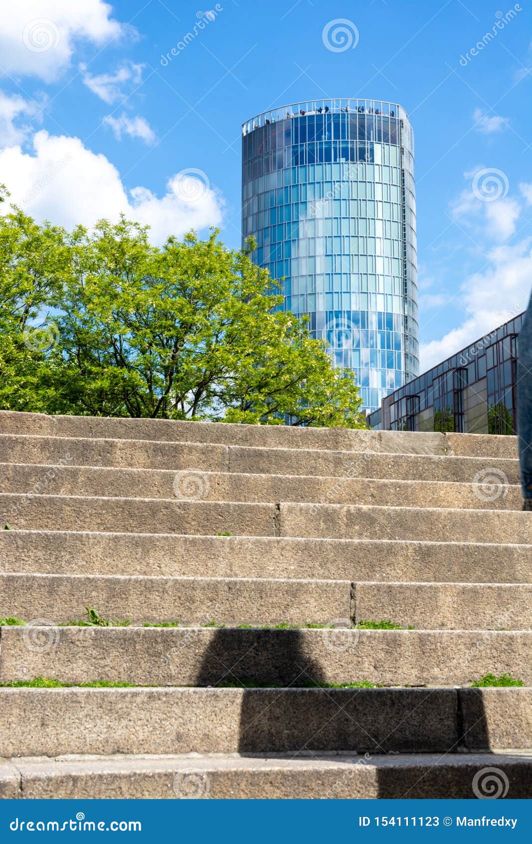 Triangle tower in Cologne editorial stock photo. Image of germany ...