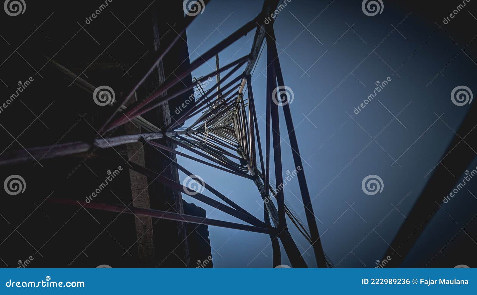 Triangle tower skyview stock photo. Image of tower, triangle - 222989236