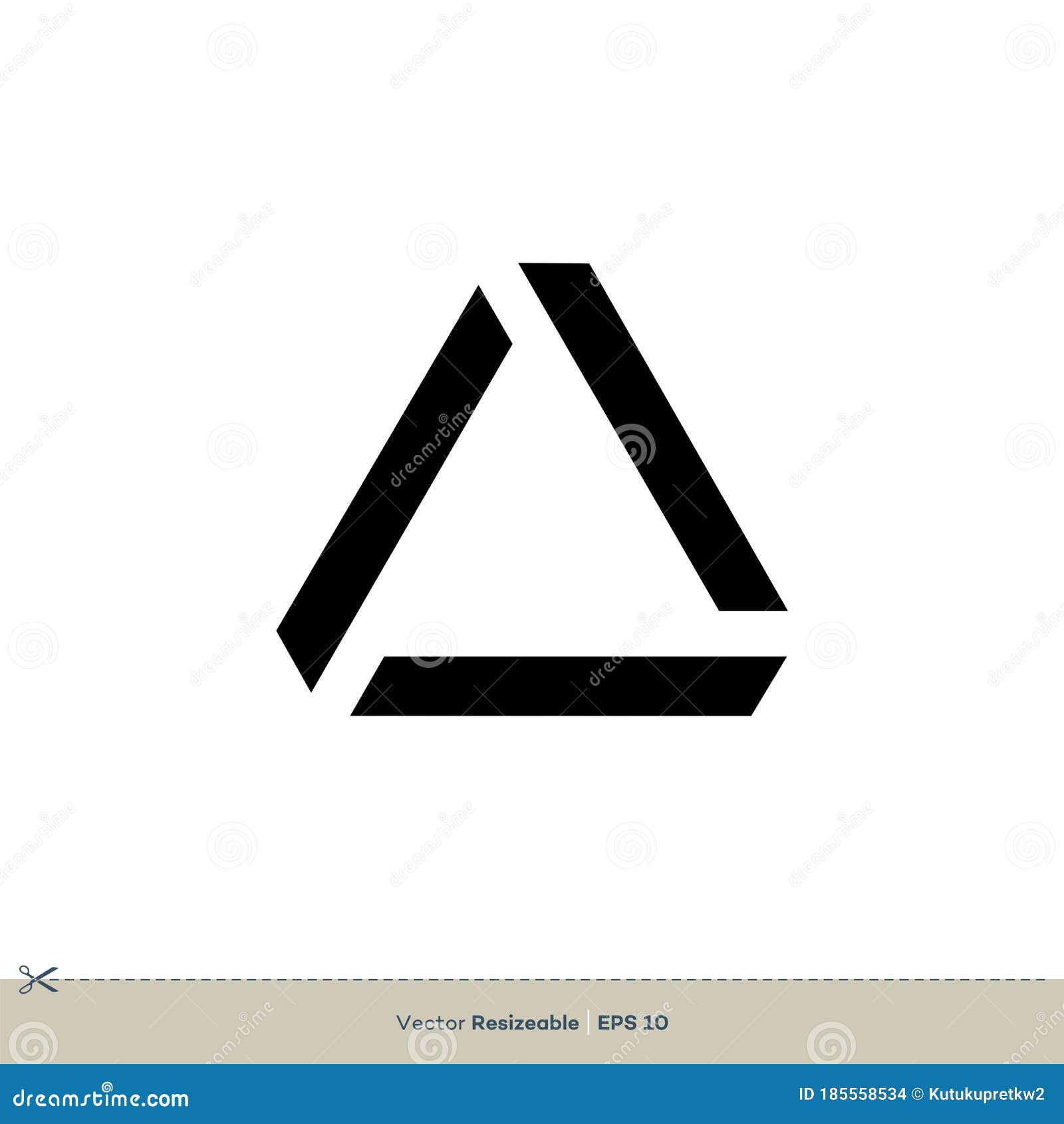 Trinity Vector Logo.a Wiccan Symbol For Protection. Vector Golden ...