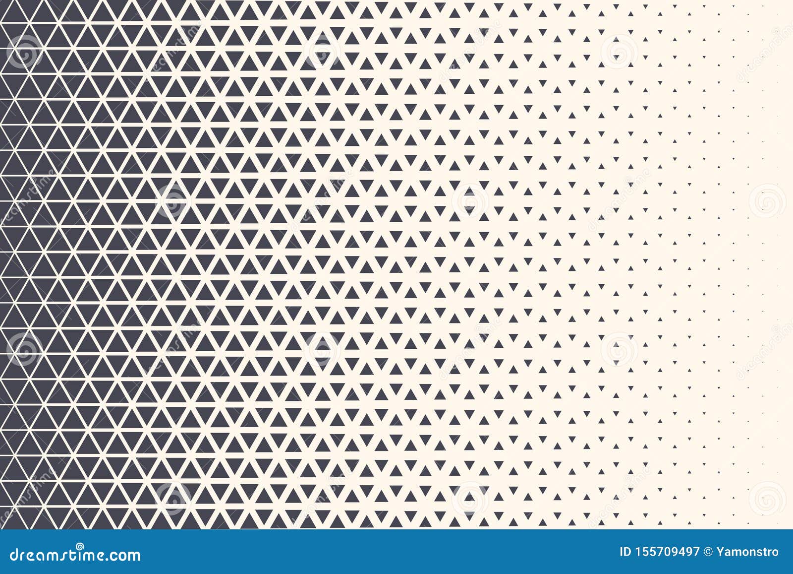 Halftone Triangle Particles Vector Abstract Technology Background Stock ...