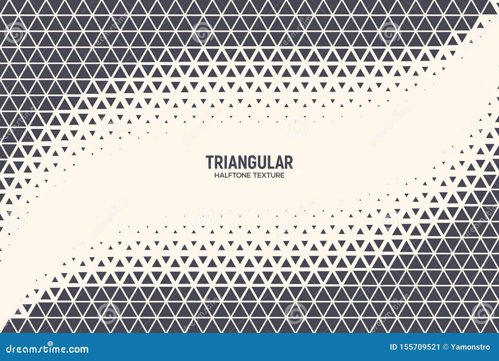 Halftone Triangle Particles Vector Abstract Technology Background Stock ...