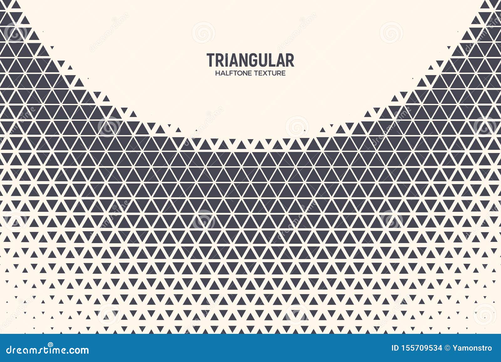 Halftone Triangle Particles Vector Abstract Technology Background Stock ...