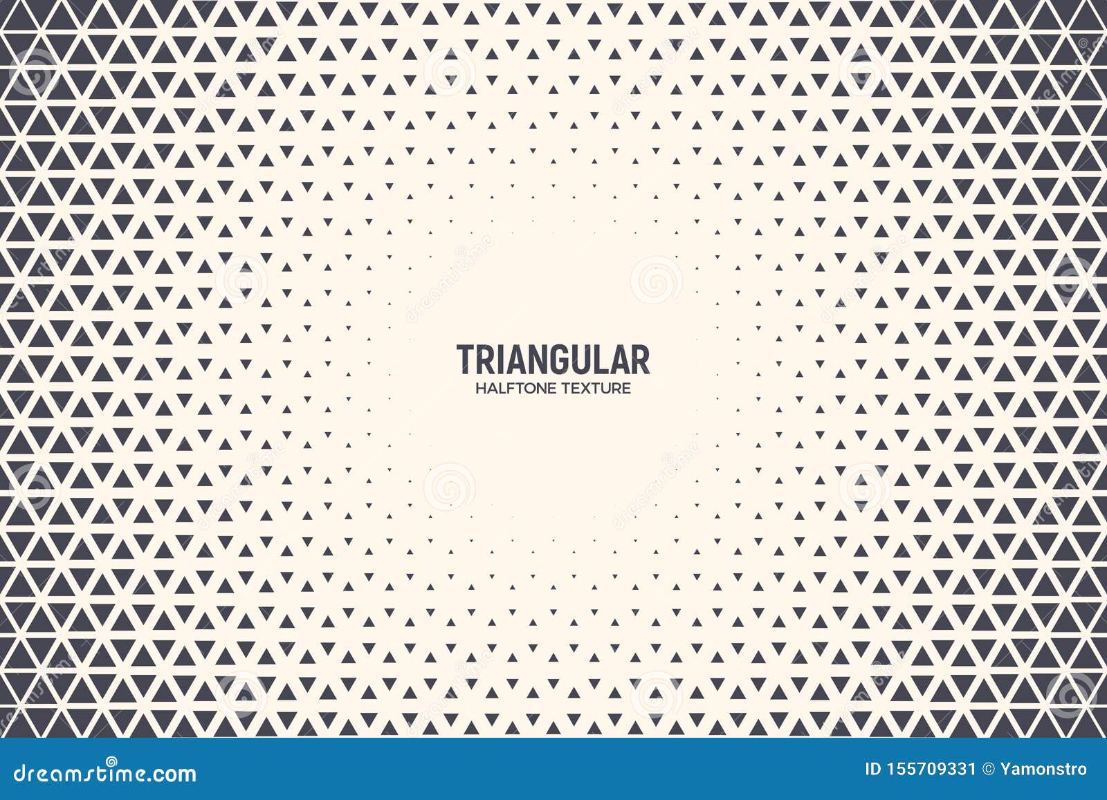 Halftone Triangle Particles Vector Abstract Technology Background Stock ...