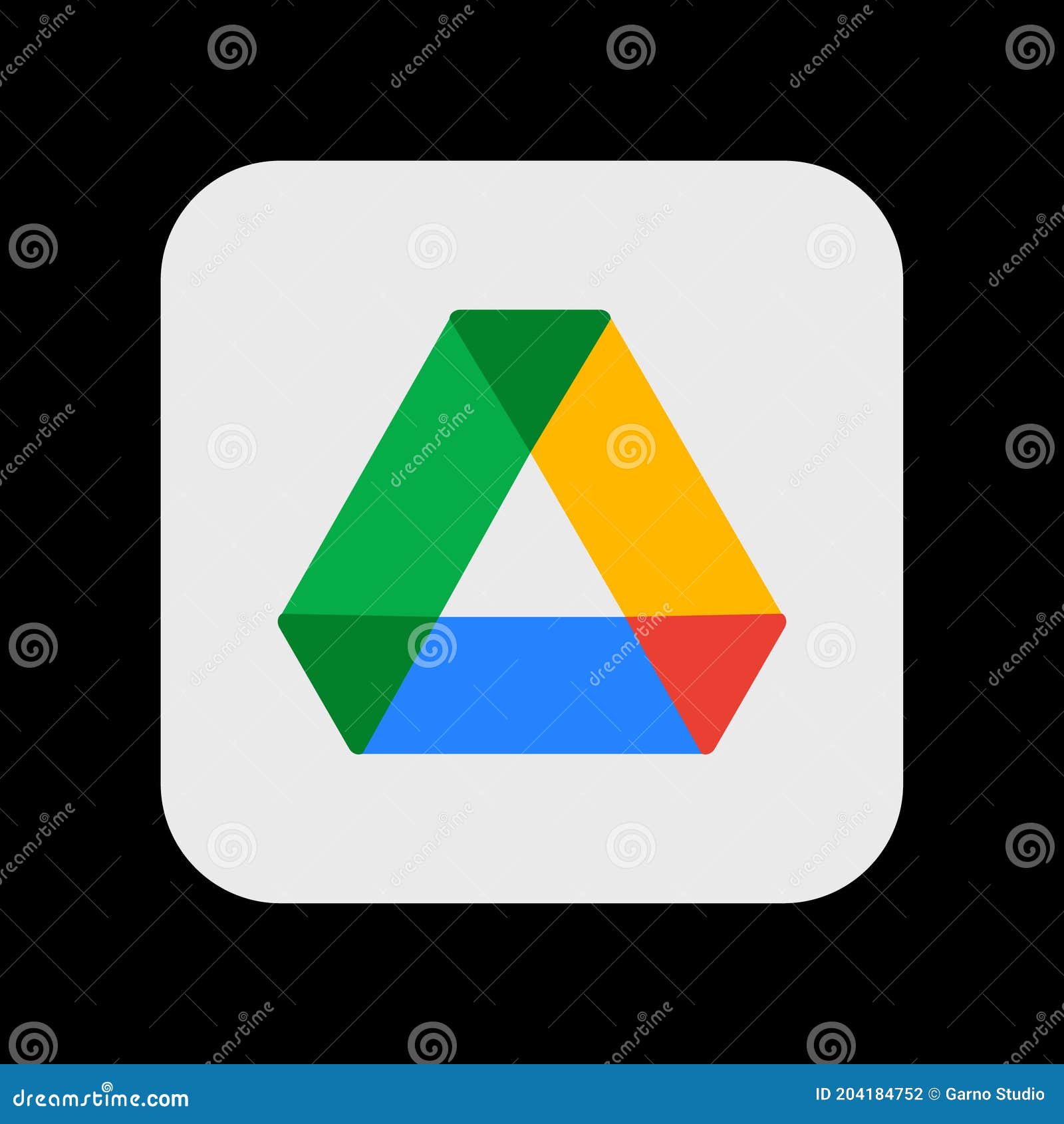 Google Drive Vector Logo App Icon Editorial Photography - Illustration ...
