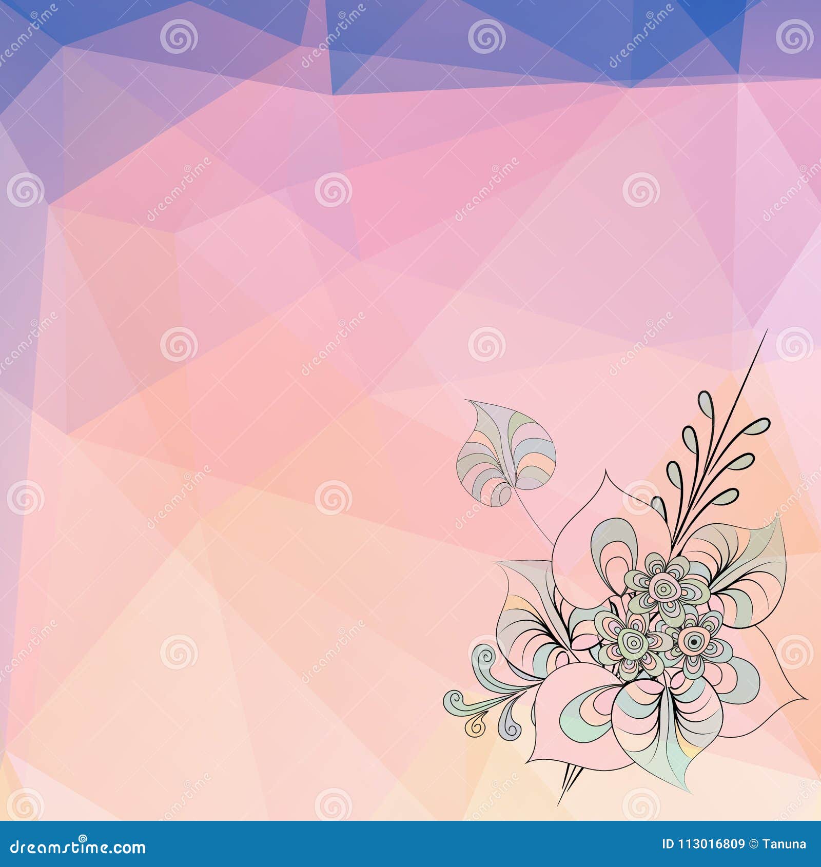 Triangle Vector Pattern, Cute Geometric Tile Stock Vector ...