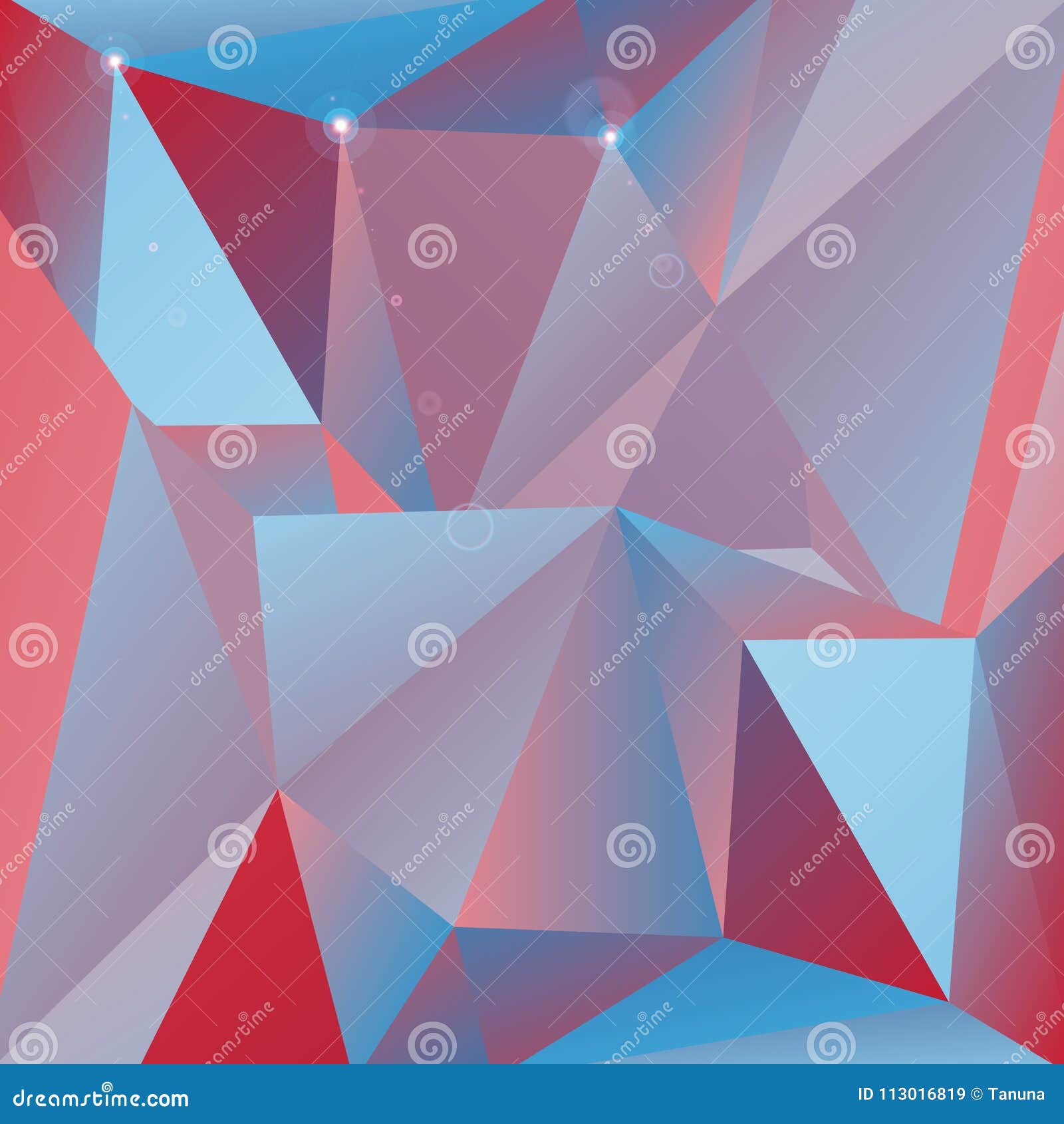 Triangle Vector Pattern, Cute Geometric Tile Stock Vector ...