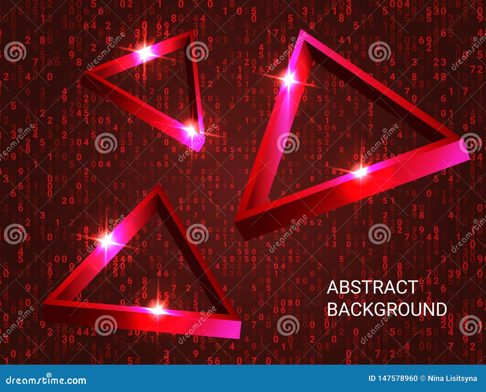 Triangle Volume Sparkle on Background. Stock Photo - Image of abstract ...