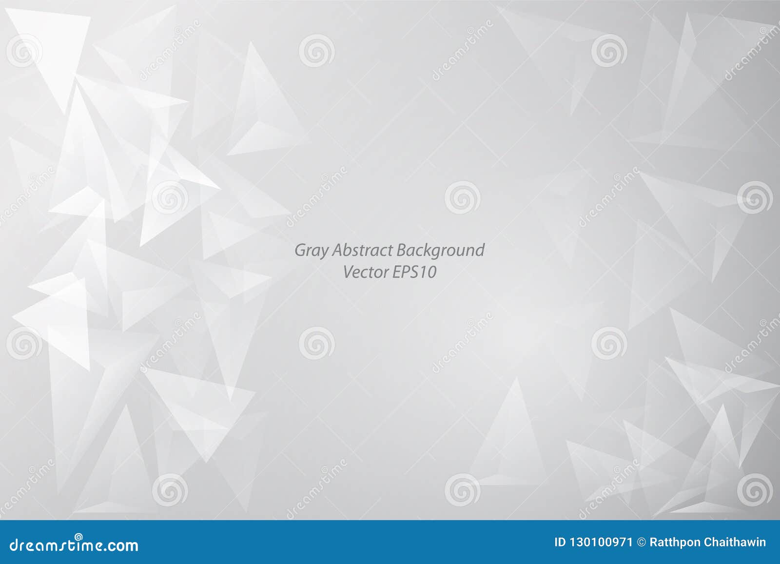 Triangle White Transparency Gray Abstract Background Stock Illustration ...