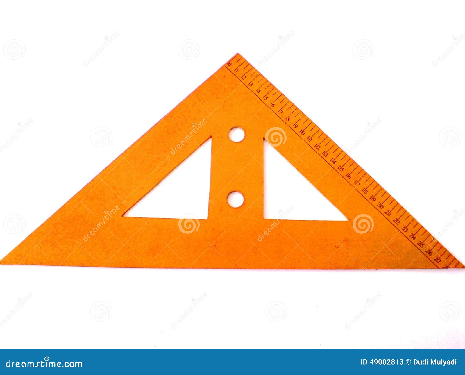 Triangle wood ruler stock image. Image of ruler, wood - 49002813