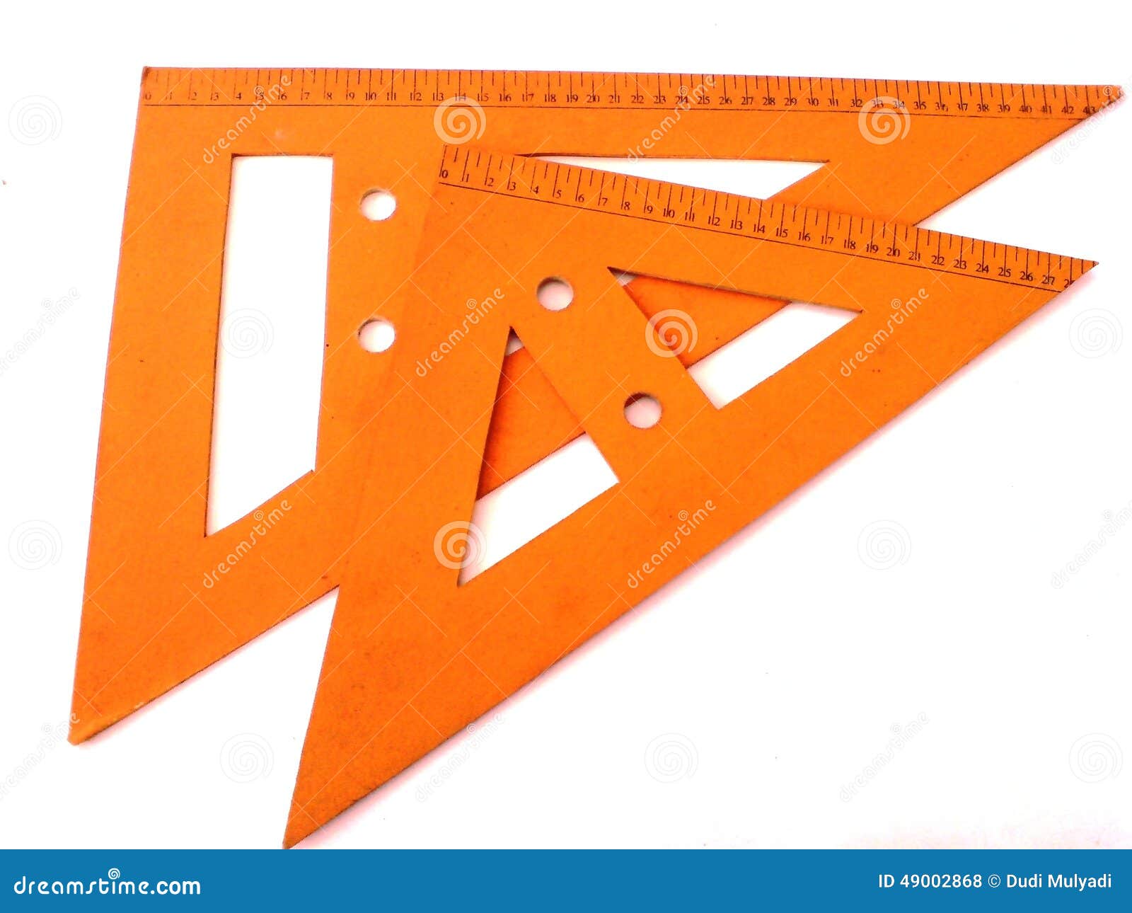 Triangle wood rulers stock photo. Image of education - 49002868